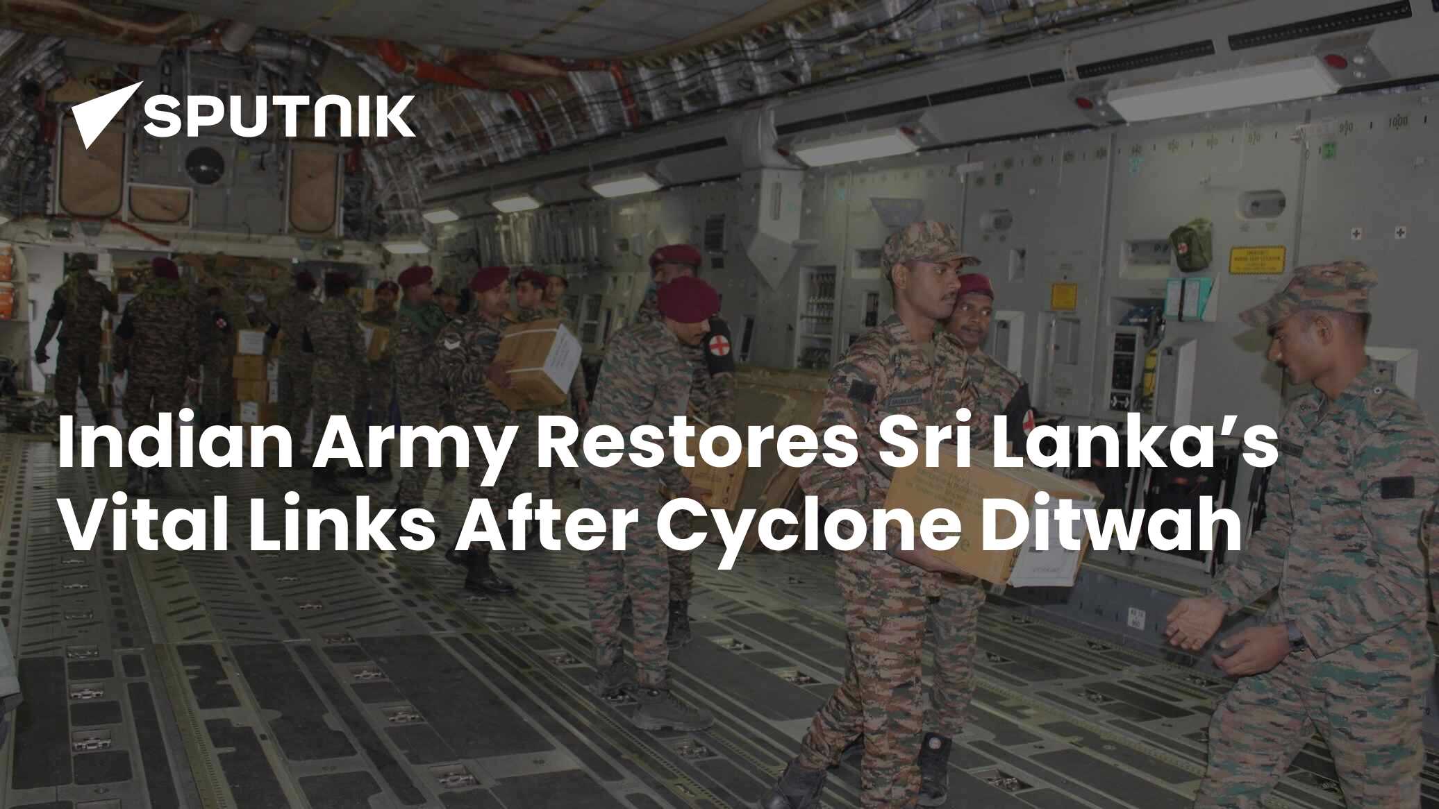 Indian Army Restores Sri Lanka’s Vital Links After Cyclone Ditwah - 08. ...