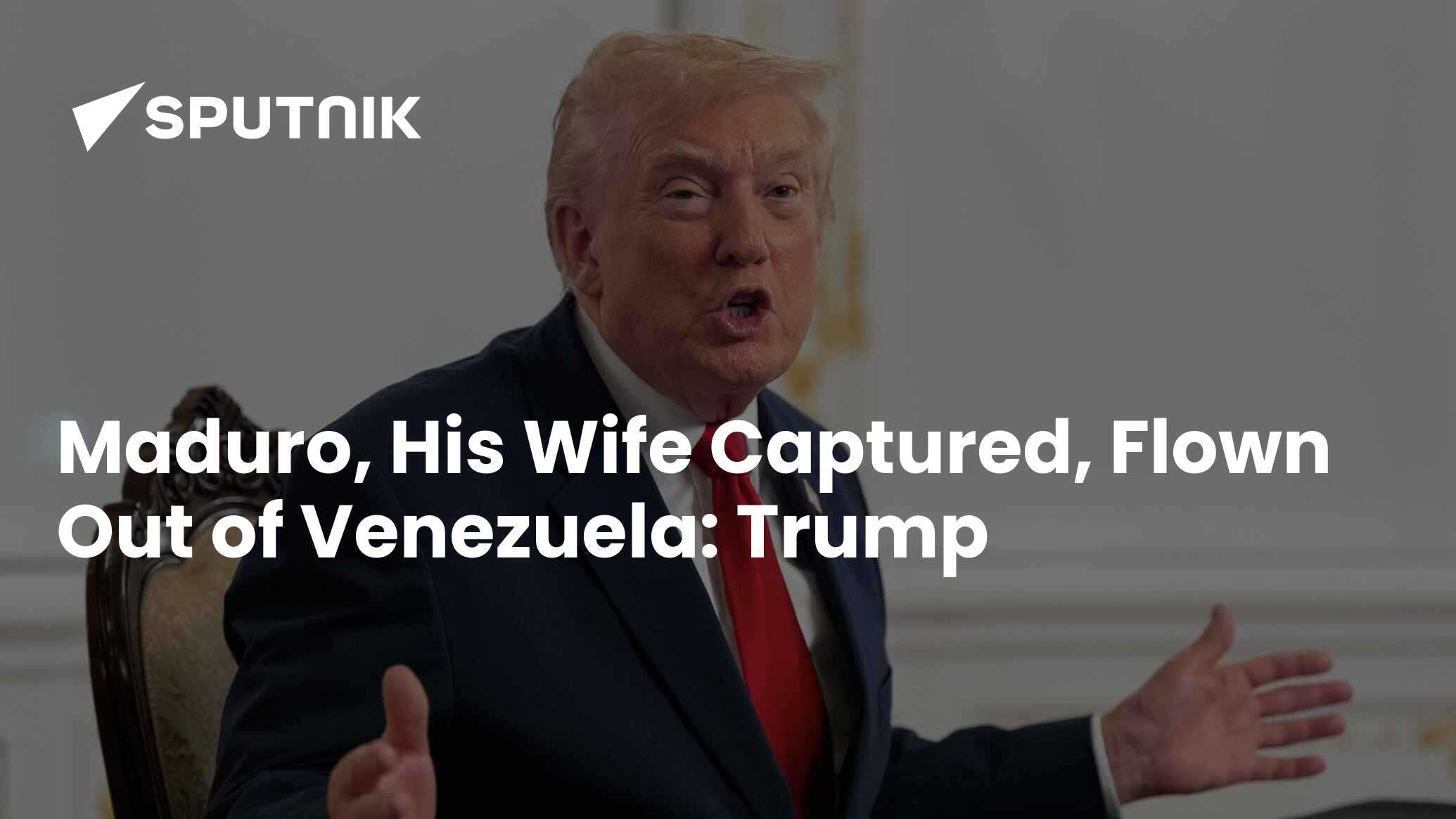 Maduro, His Wife Captured, Flown Out of Venezuela: Trump - 03.01.2026 ...