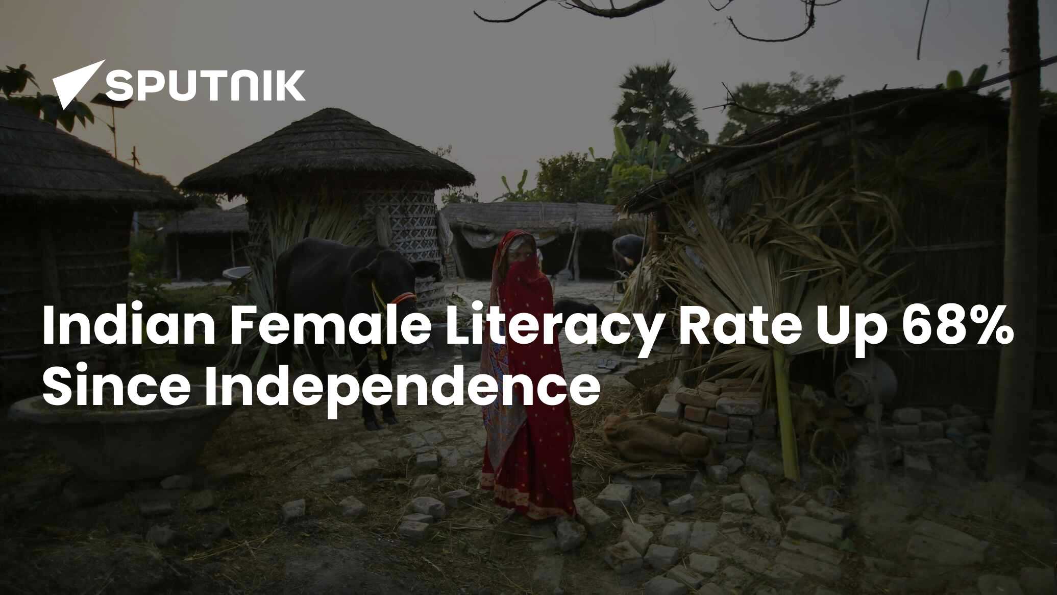 Indian Female Literacy Rate Up by 68% Since Independence