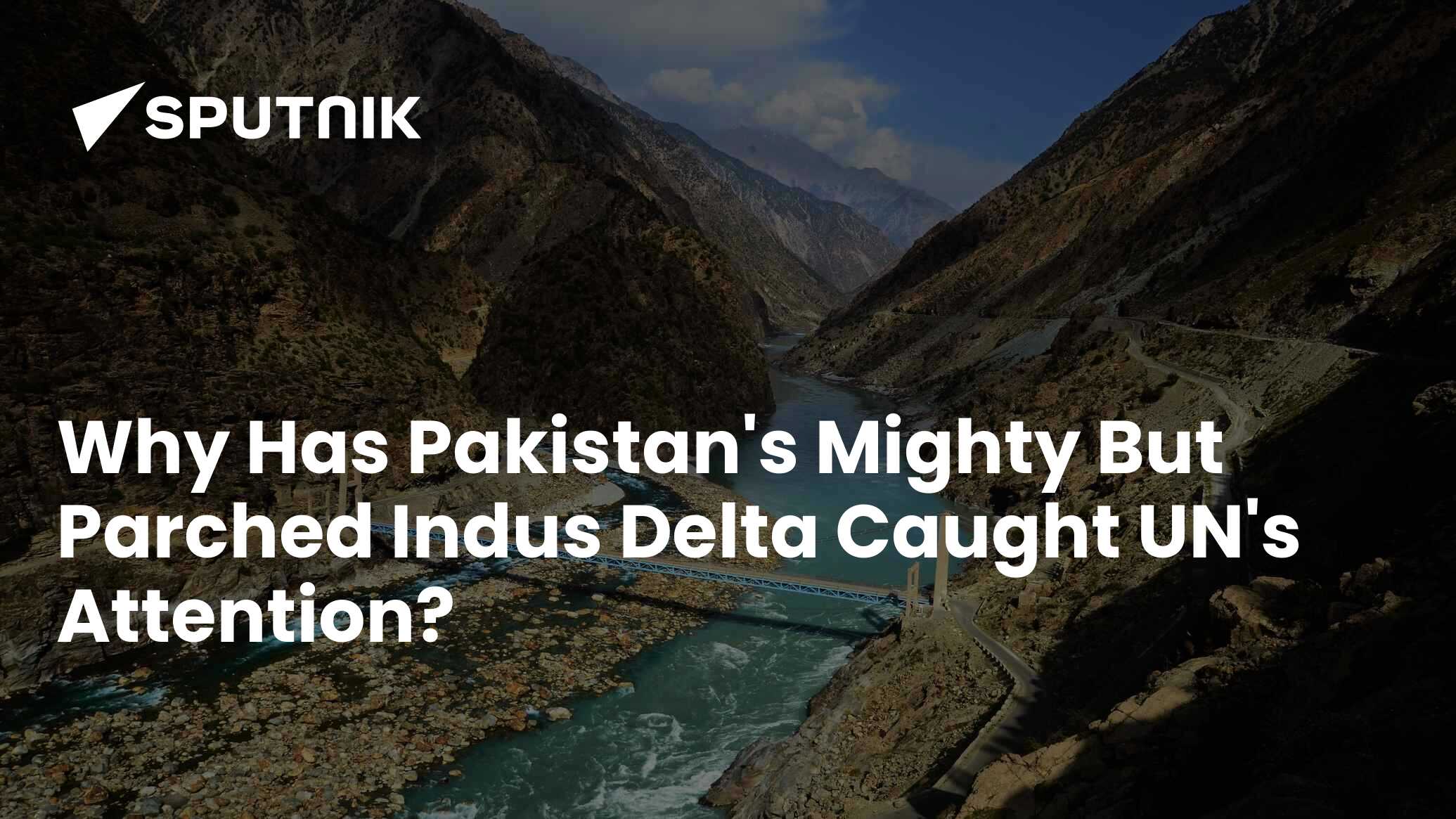 Why Has Pakistan's Mighty But Parched Indus Delta Caught UN's Attention ...