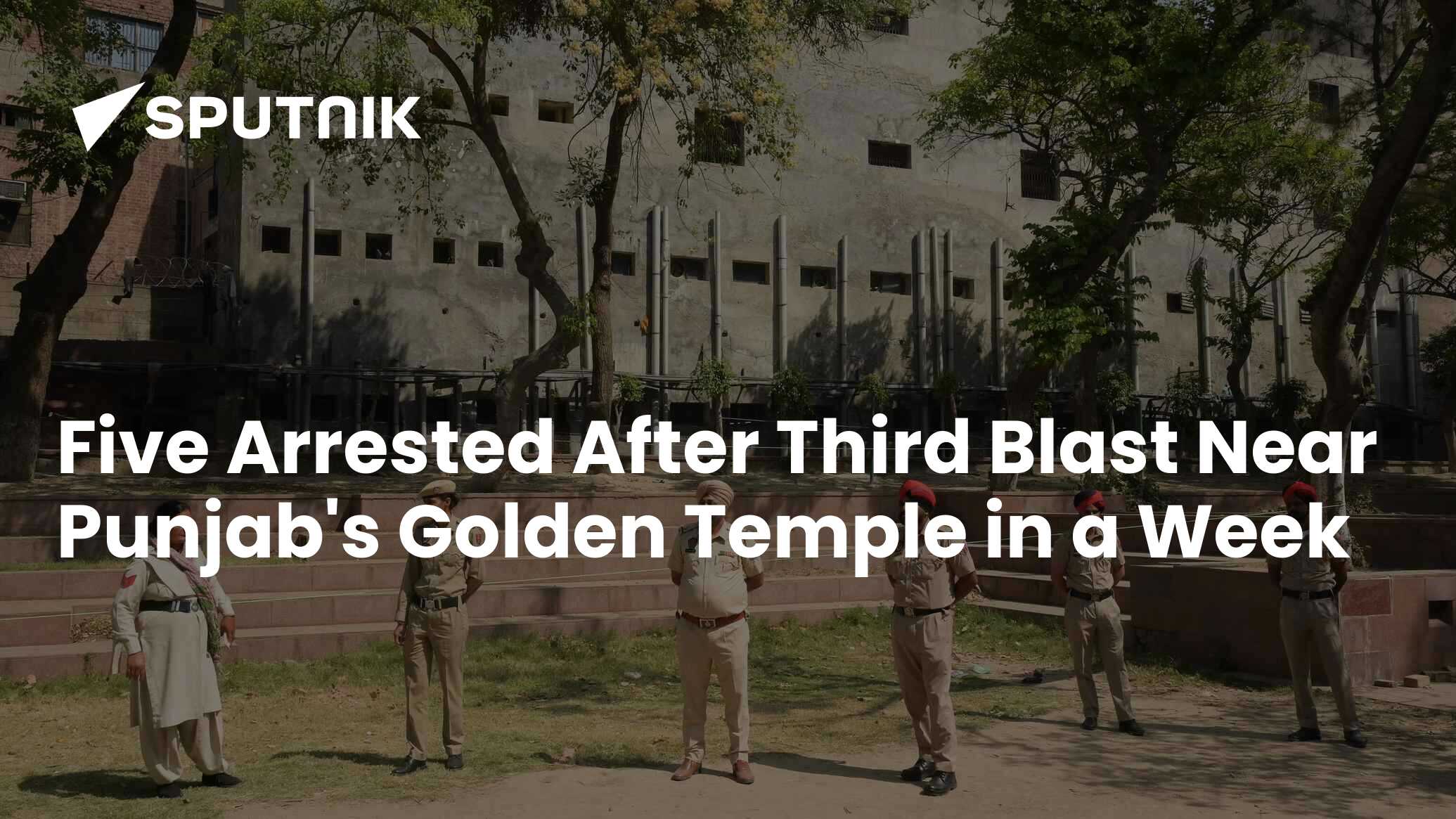 Five Arrested After A Blast Near Punjab's Golden Temple, Third In A Week