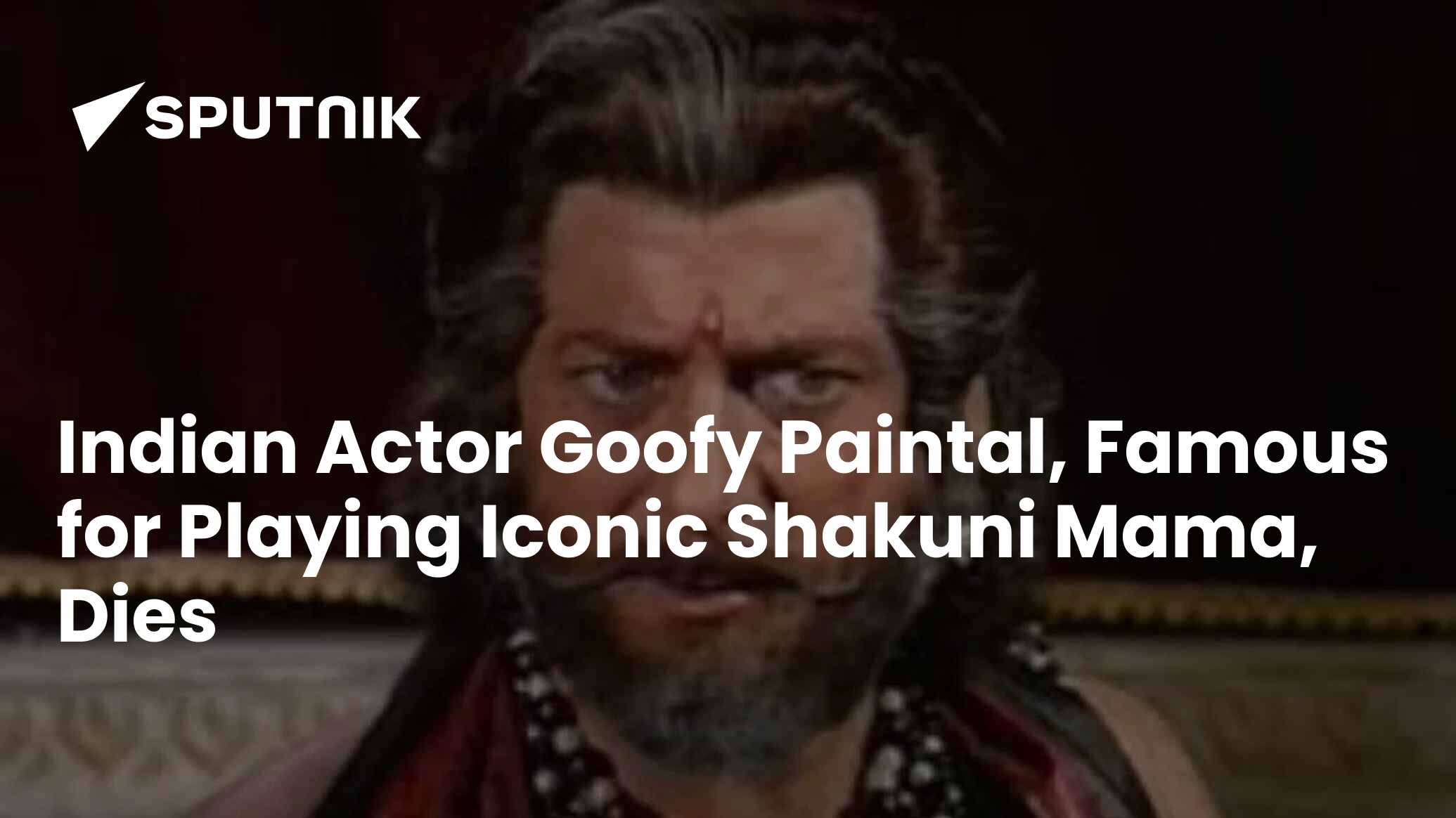 Indian Actor Goofy Pental, Famous for Playing Iconic Shakuni Mama ...