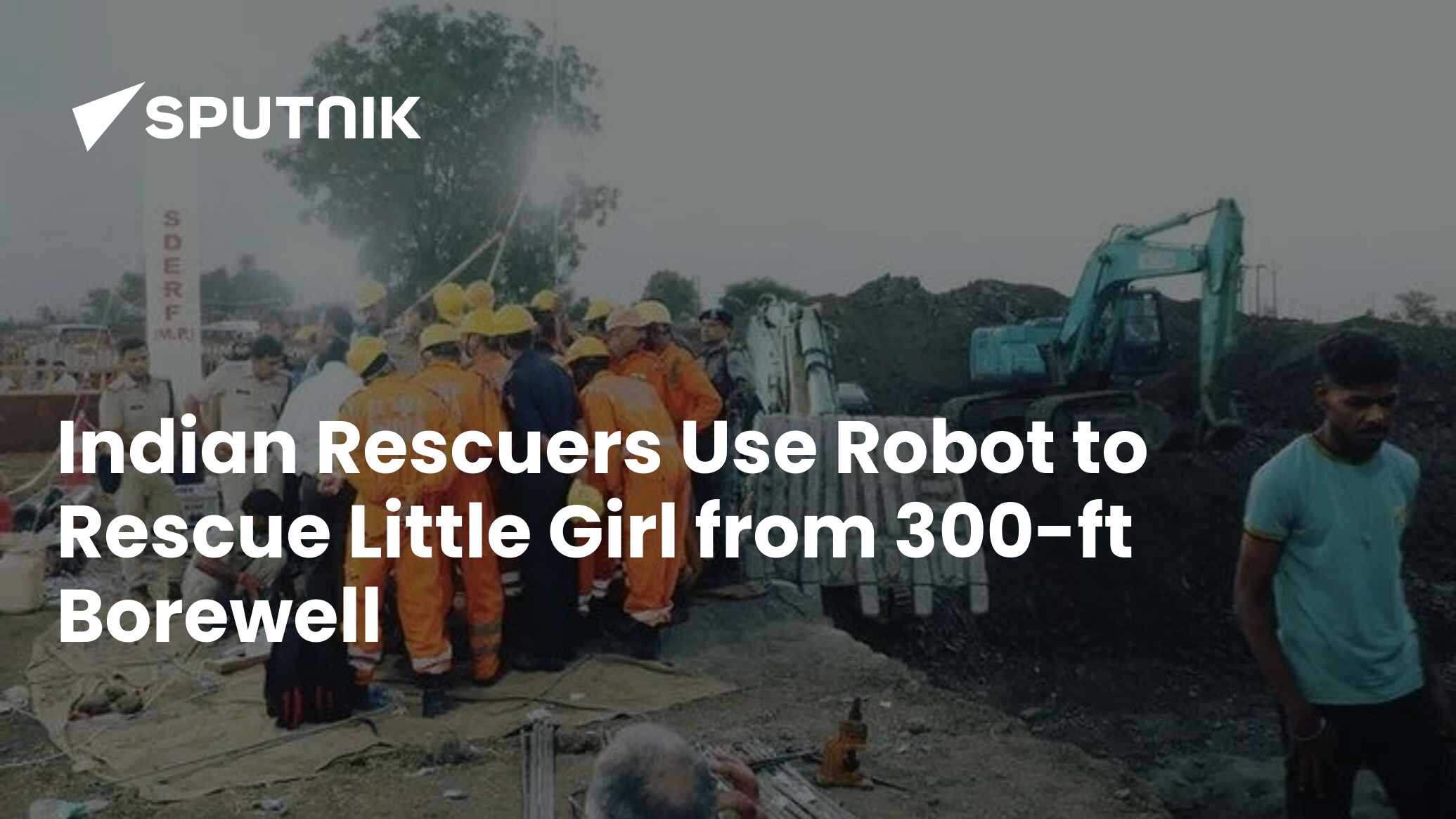 Rescue Team Takes Help of Modern Robot to Retrieve Minor Girl from 300 ...