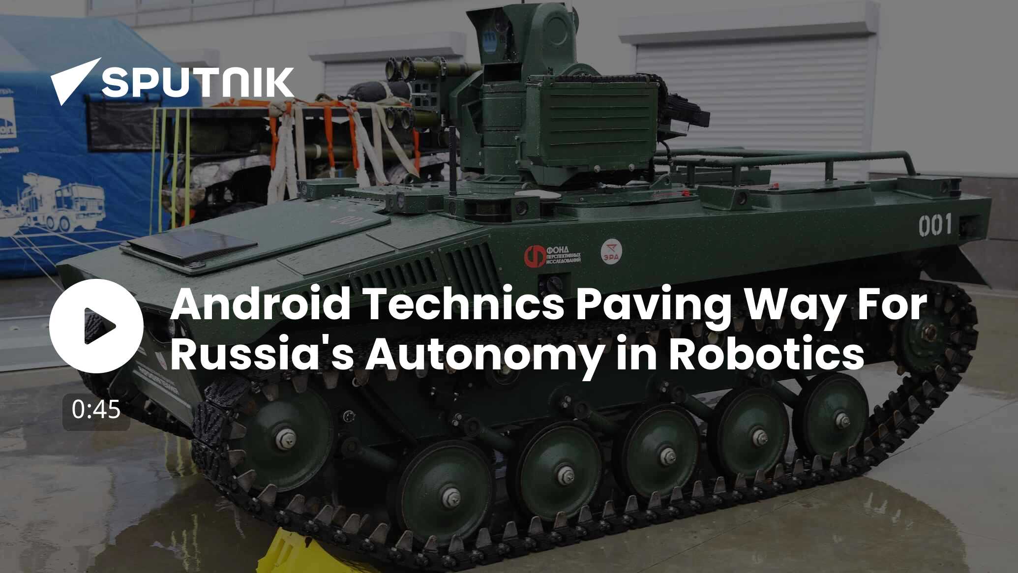Android Technics Paving Way For Russia's Autonomy in Robotics - 10.06. ...