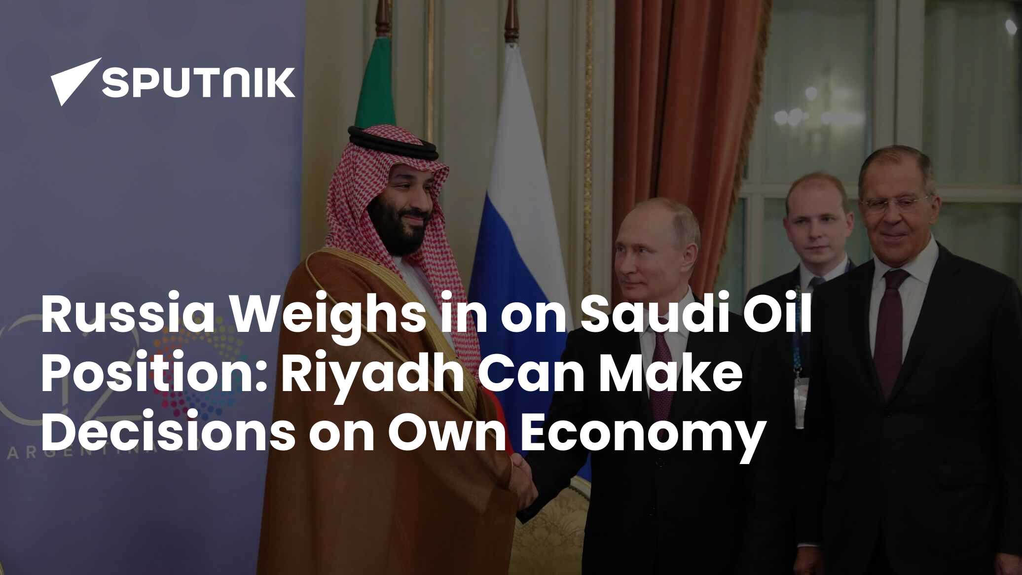 Kremlin on Saudi Arabia's position on cutting oil production