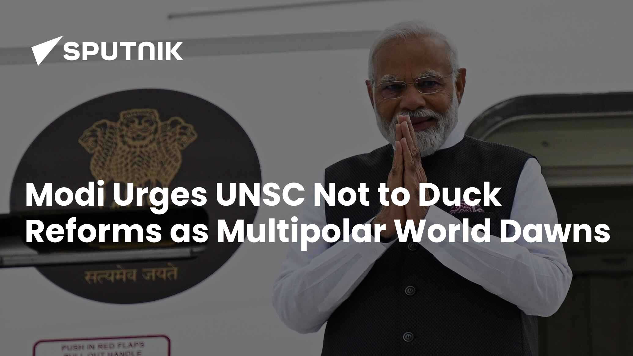 Modi Urges UNSC Not to Duck Reforms as Multipolar World Dawns