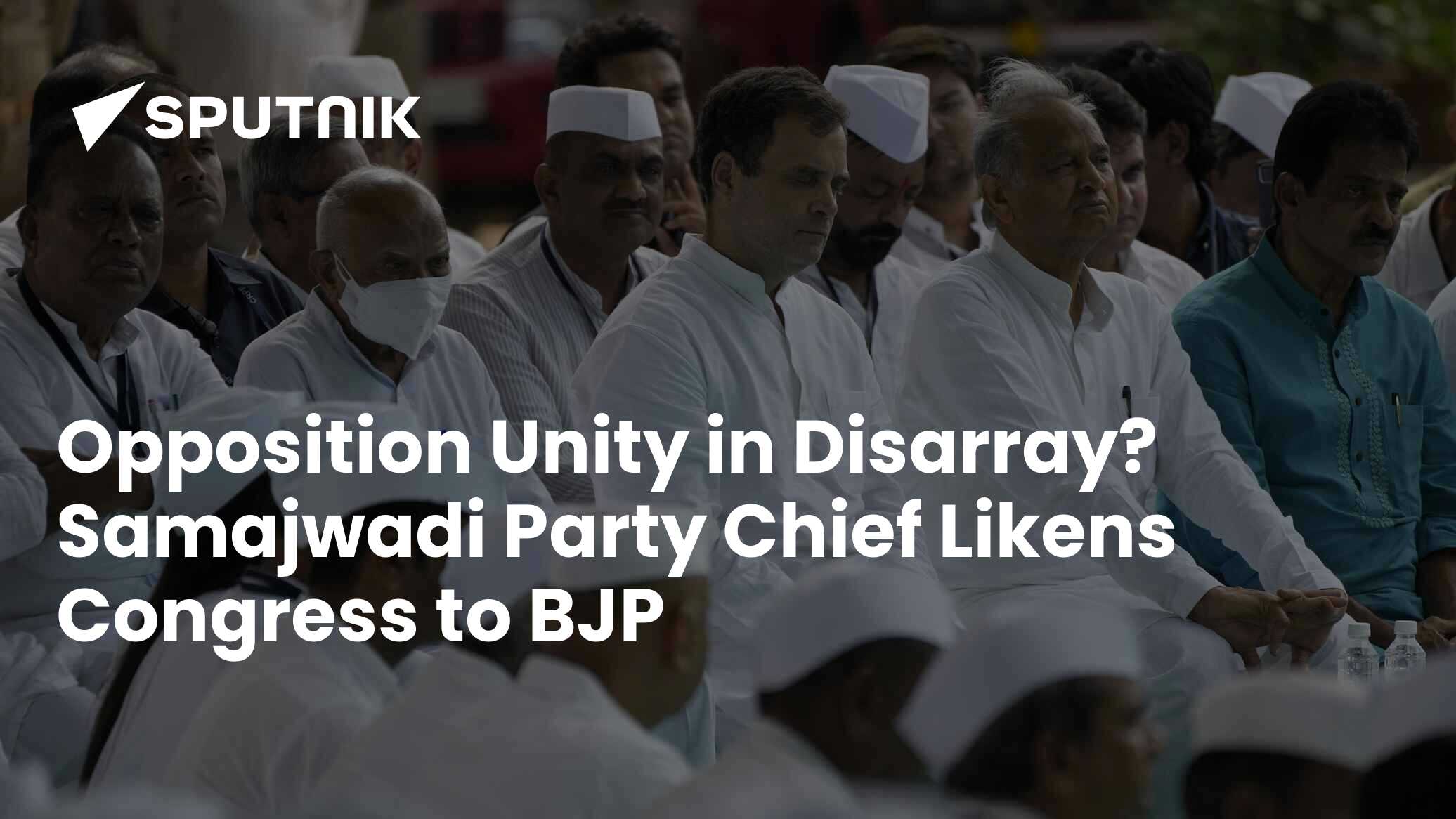 Opposition Unity in Disarray? Samajwadi Party Chief Likens Congress to ...