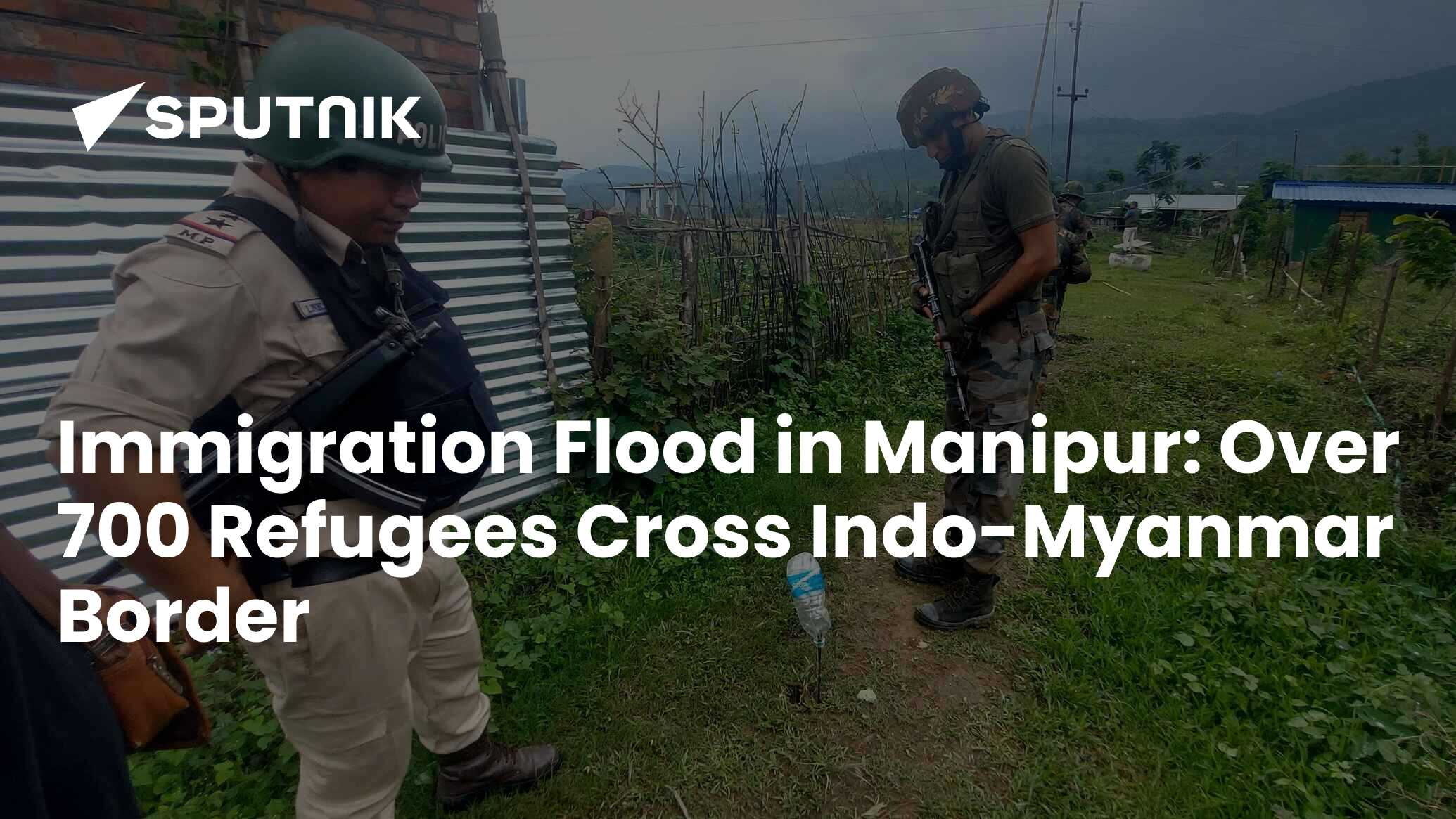 Migration Flood In Manipur: Over 700 Refugees Crossed Indo-Myanmar Border