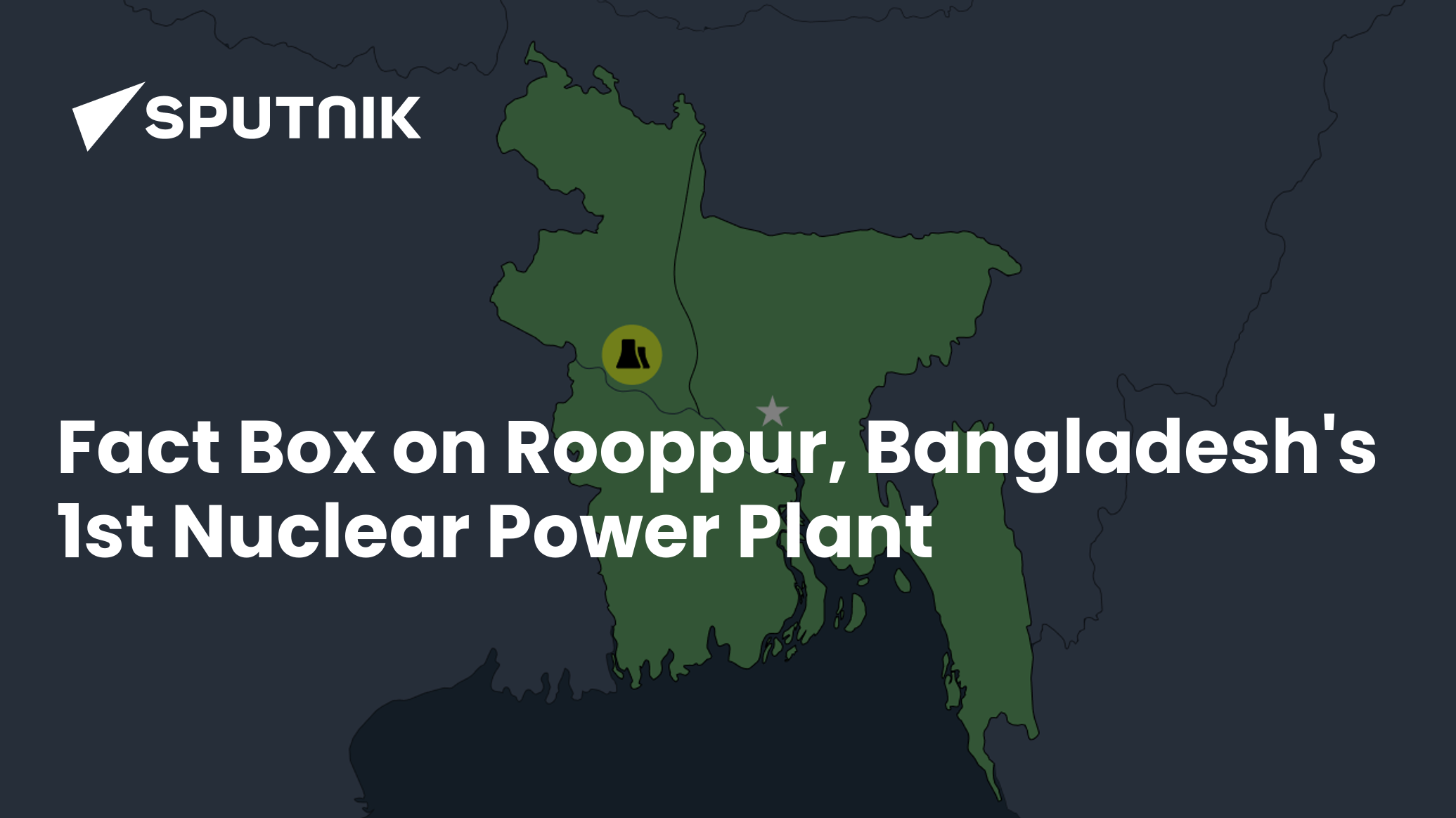 Fact Box on Rooppur, Bangladesh's 1st Nuclear Power Plant