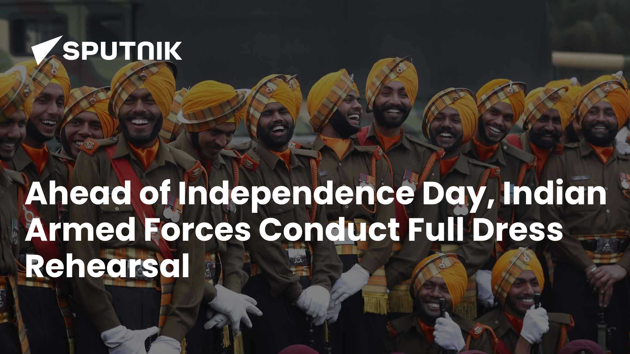 Ahead of Independence Day, Indian Armed Forces Conduct Full Dress ...