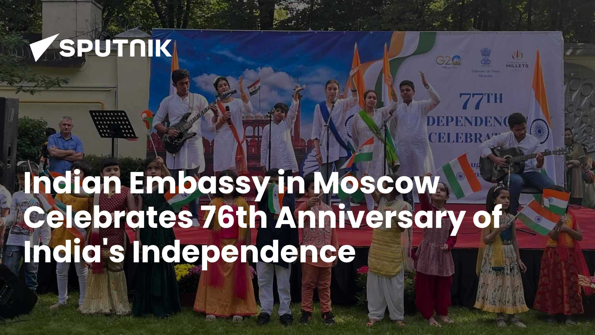 Indian Embassy in Moscow Celebrates 76th Anniversary of India's ...