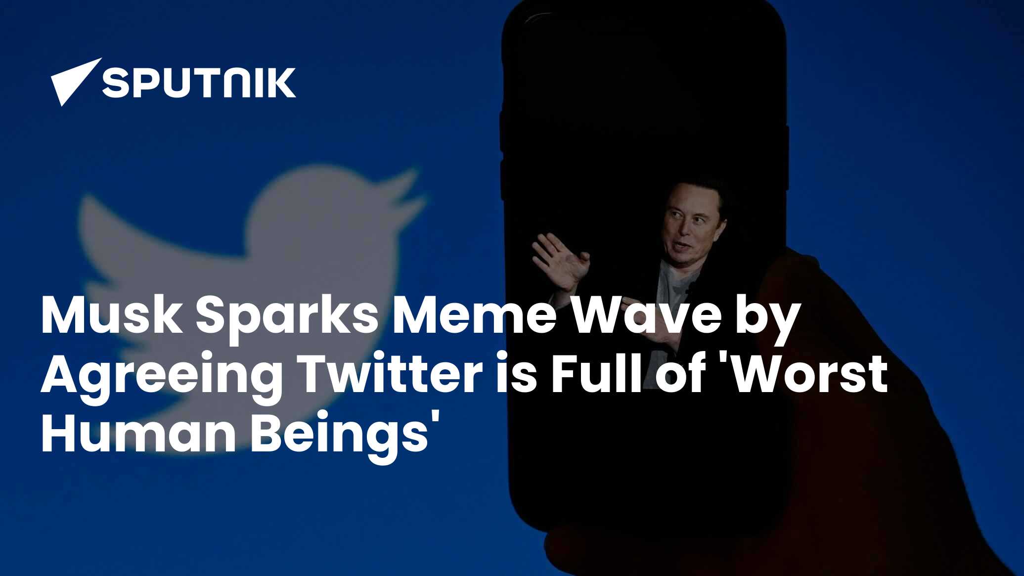 Musk Sparks Meme Wave by Agreeing Twitter is Full of 'Worst Human ...