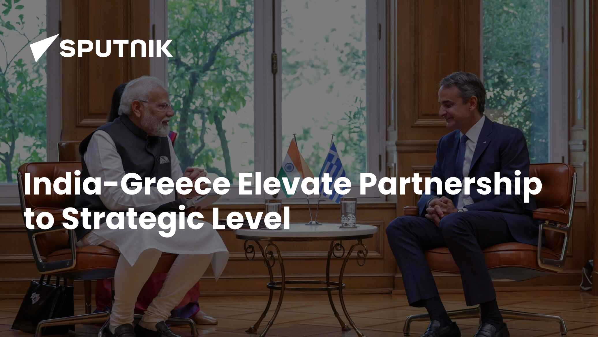 India-Greece Elevate Partnership to Strategic Level