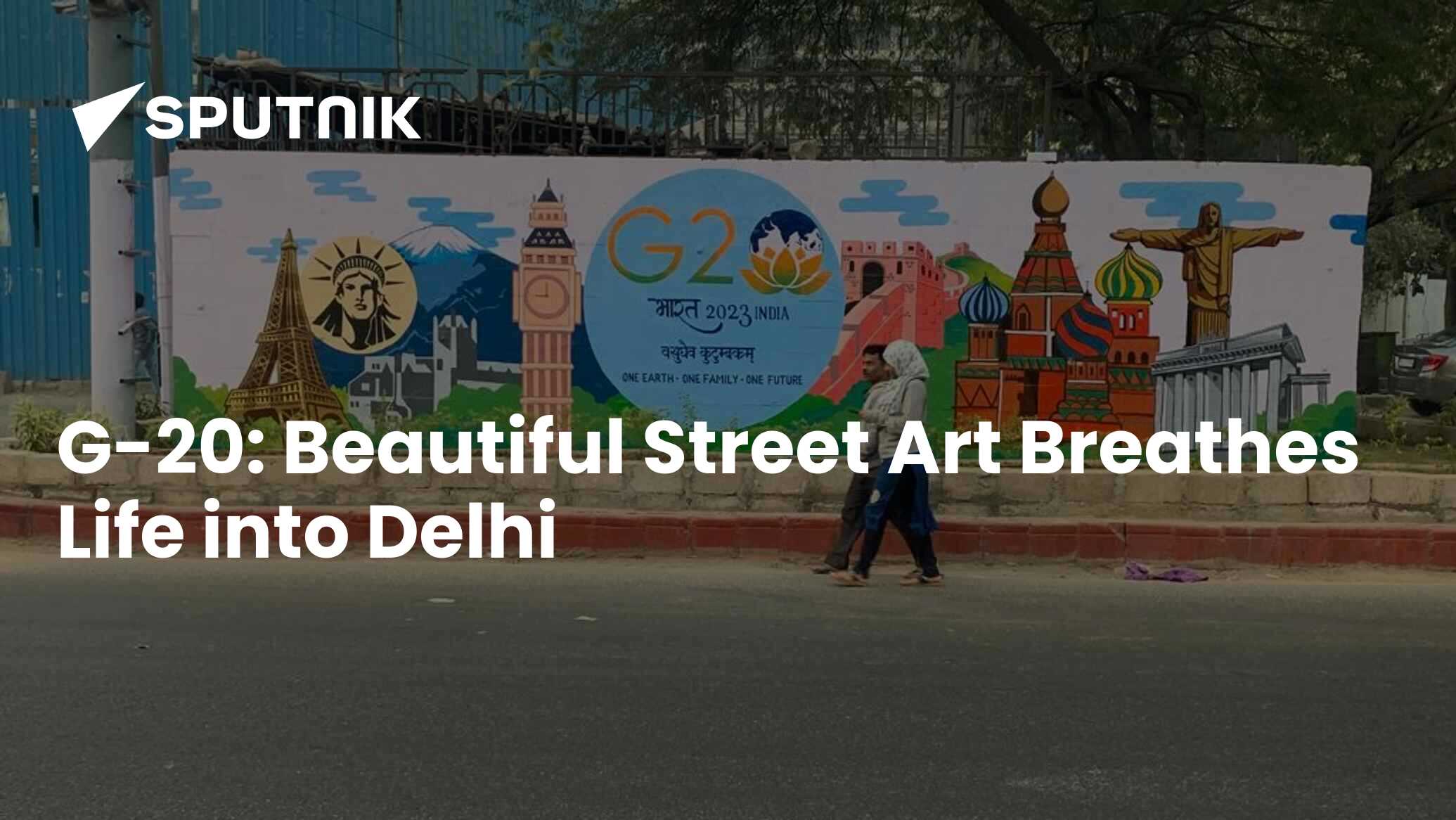 G20: Delhi Street Art Breathes Life into Streets With Beautiful Murals