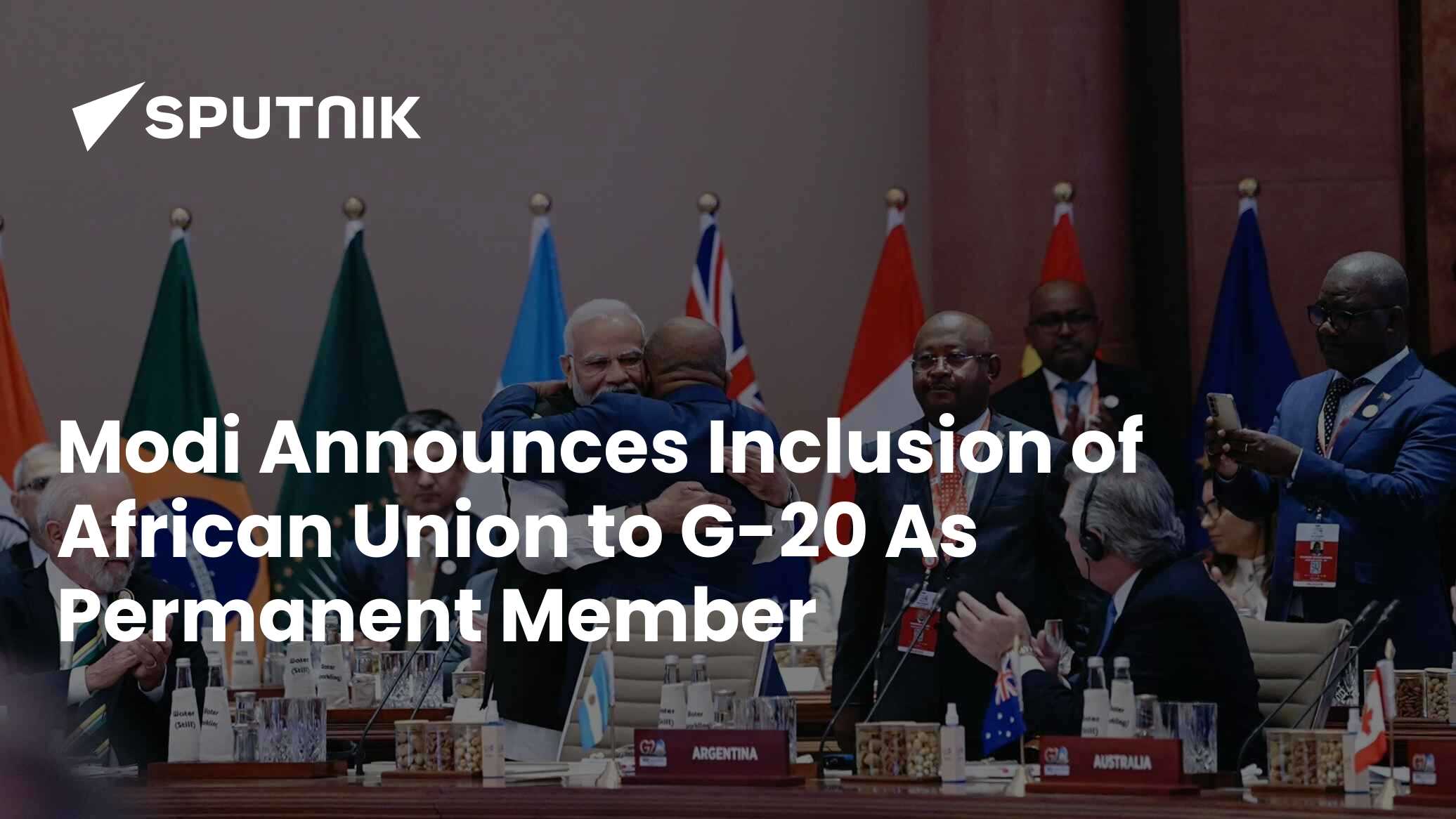 Modi Announces Inclusion of African Union to G20 As Permanent Member