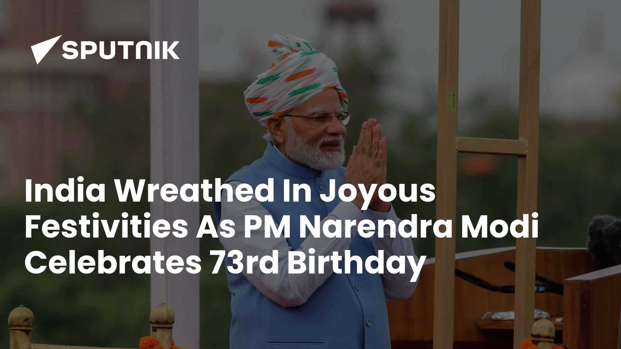 Celebration Unfolds Across India to Mark 73rd Birthday of PM Modi