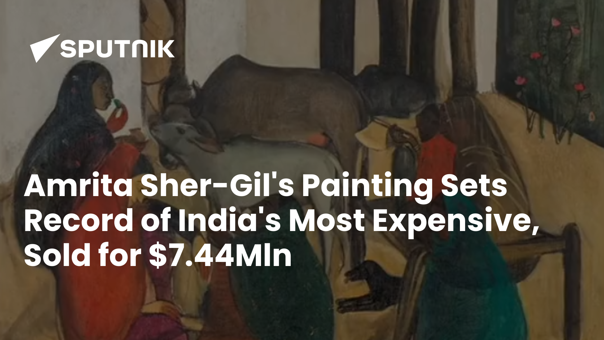Amrita Sher-Gil's Painting Sets Record of India's Most Expensive, Sold ...