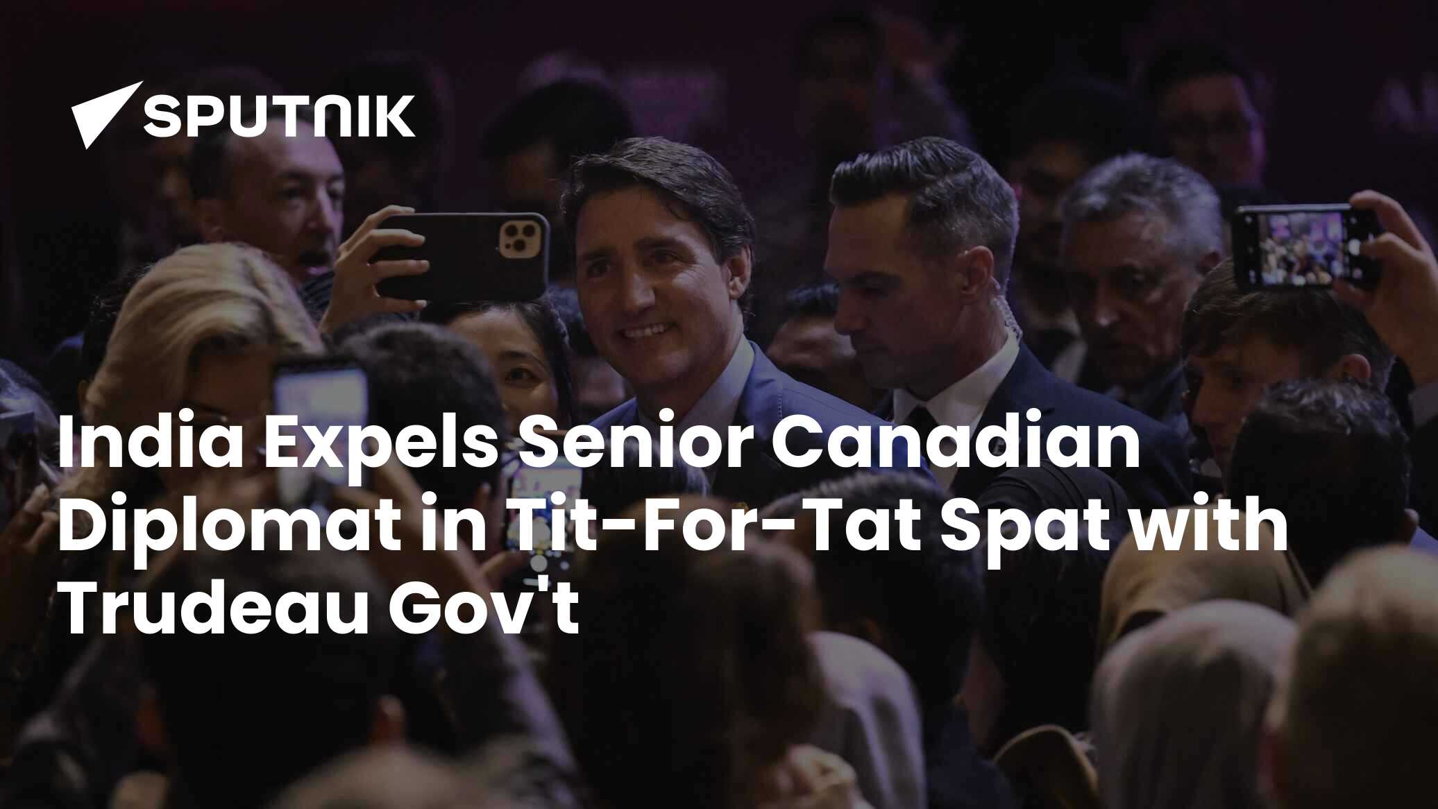 India Expels Senior Canadian Diplomat in Response to Canada's Similar Move