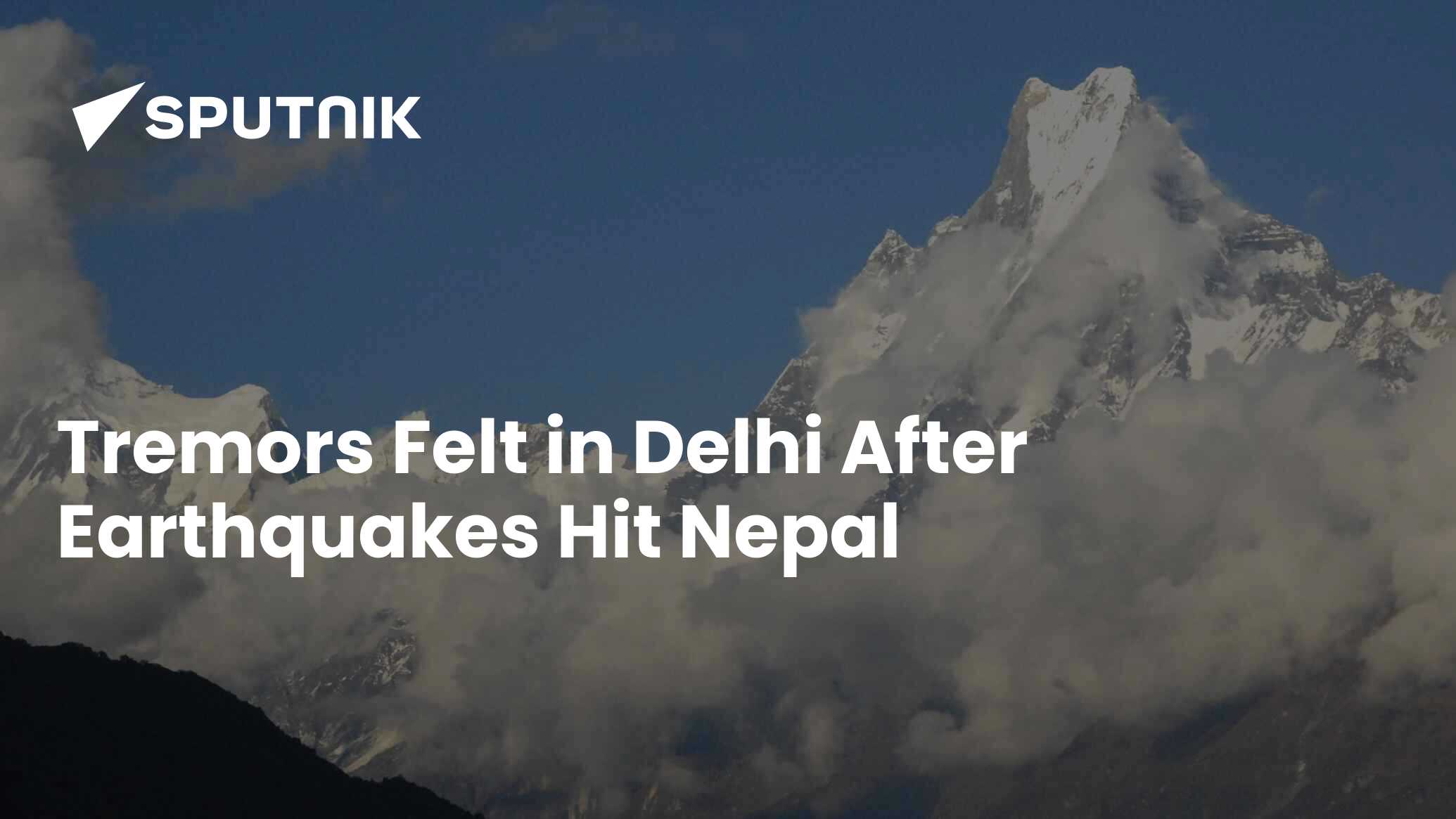 Tremors Felt in Delhi After Earthquakes Hit Nepal