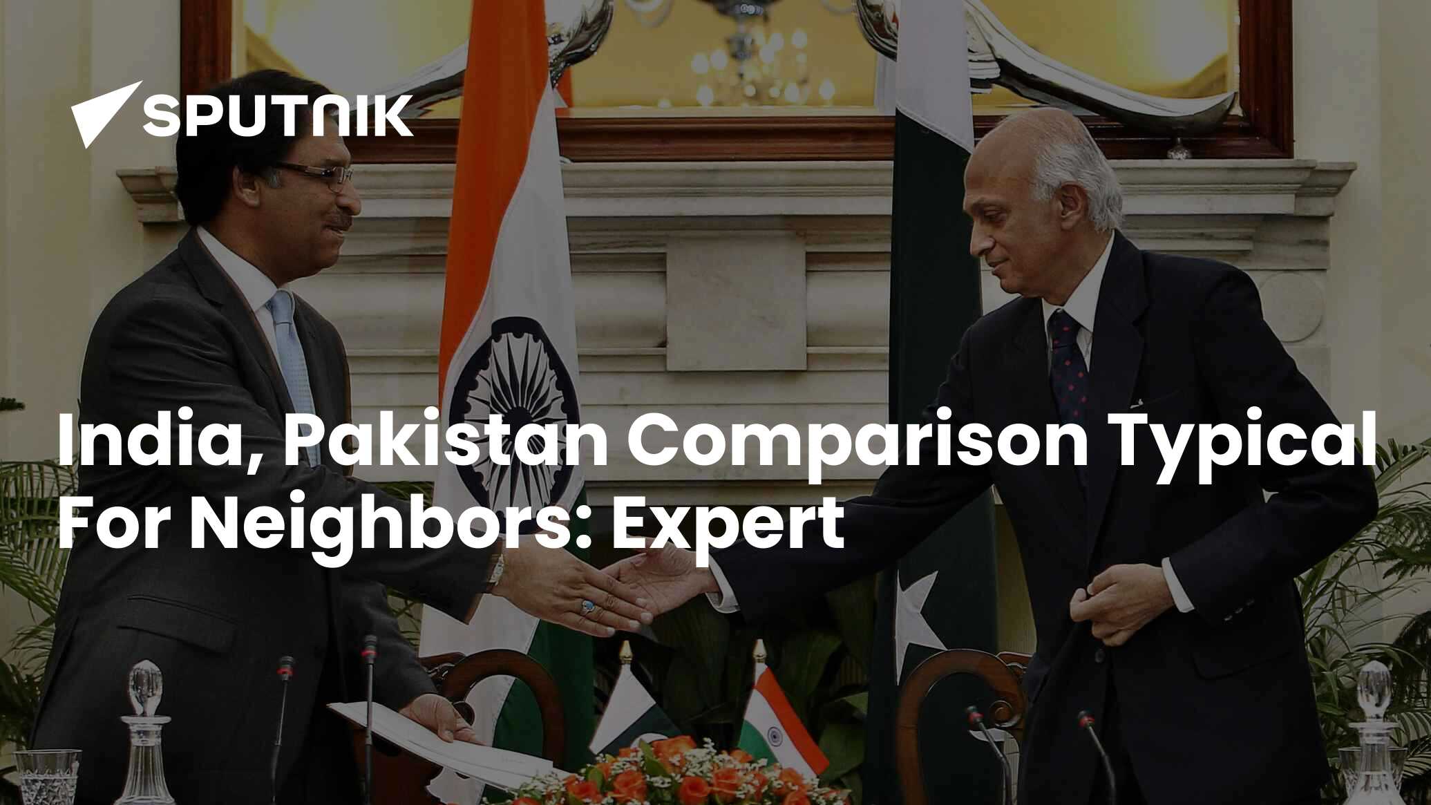 India, Pakistan Comparison Typical For Neighbors