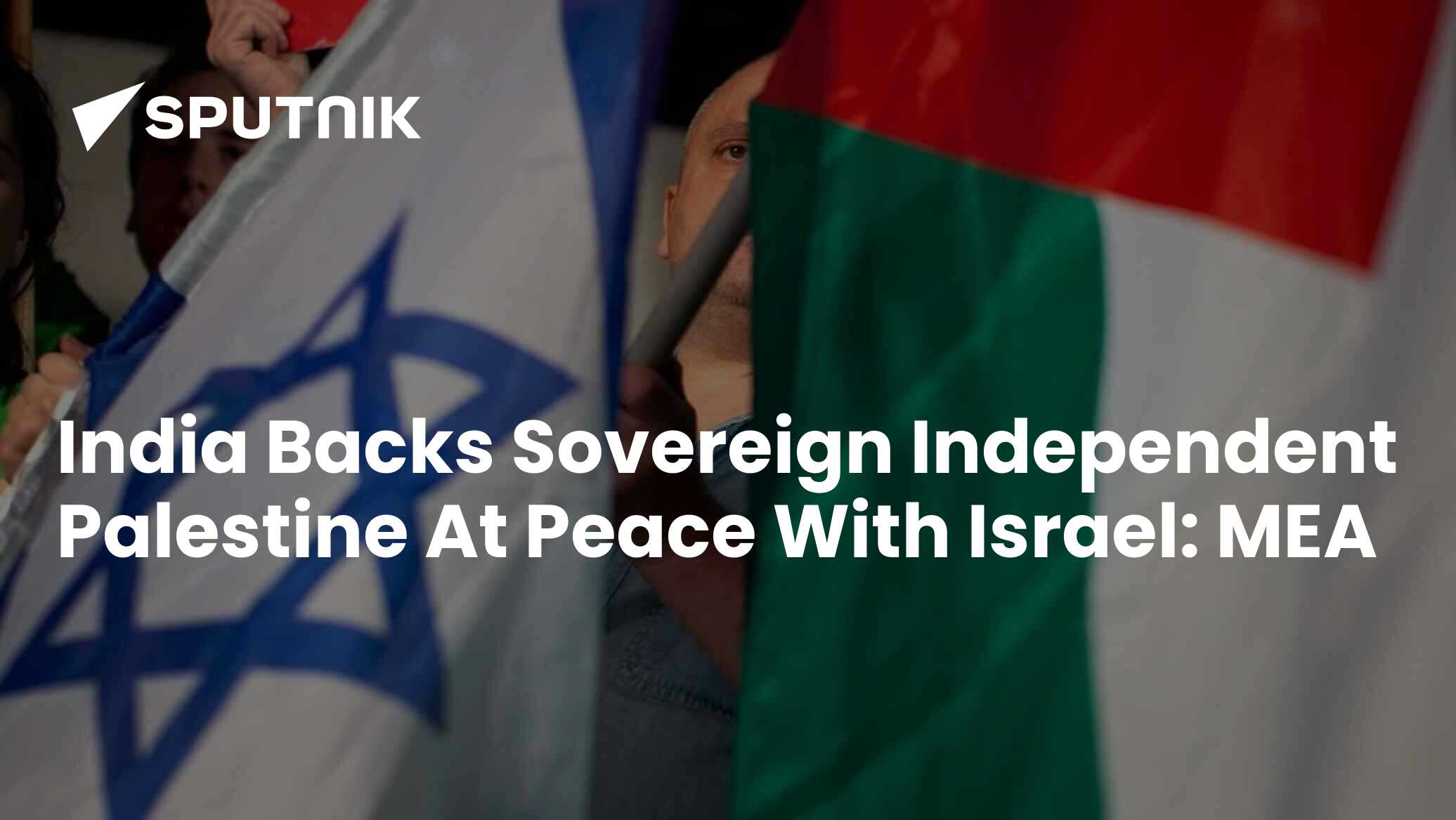 India Backs a Sovereign, Independent Palestine At Peace with Israel: MEA