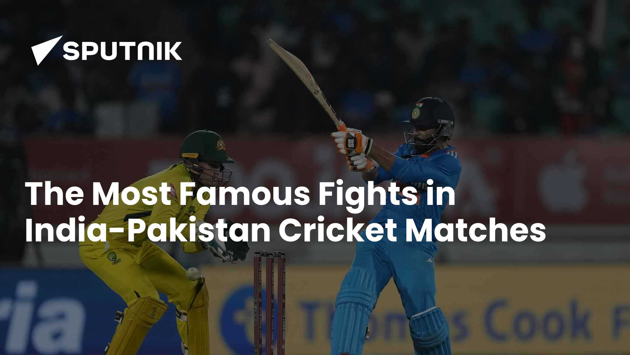 Most Famous Fights in India-Pakistan Cricket Match