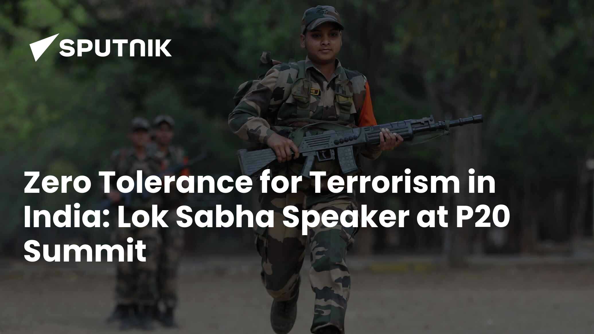 Zero Tolerance for Terrorism in India: Lok Sabha Speaker at P20 Summit