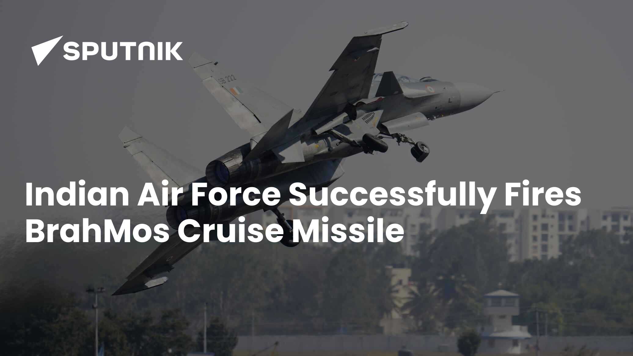 Indian Air Force Successfully Fires BrahMos Cruise Missile