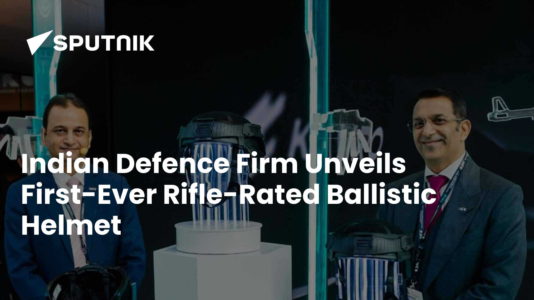 Indian Defence Firm Unveils First-of-Kind Rifle-Rated Ballistic Helmet