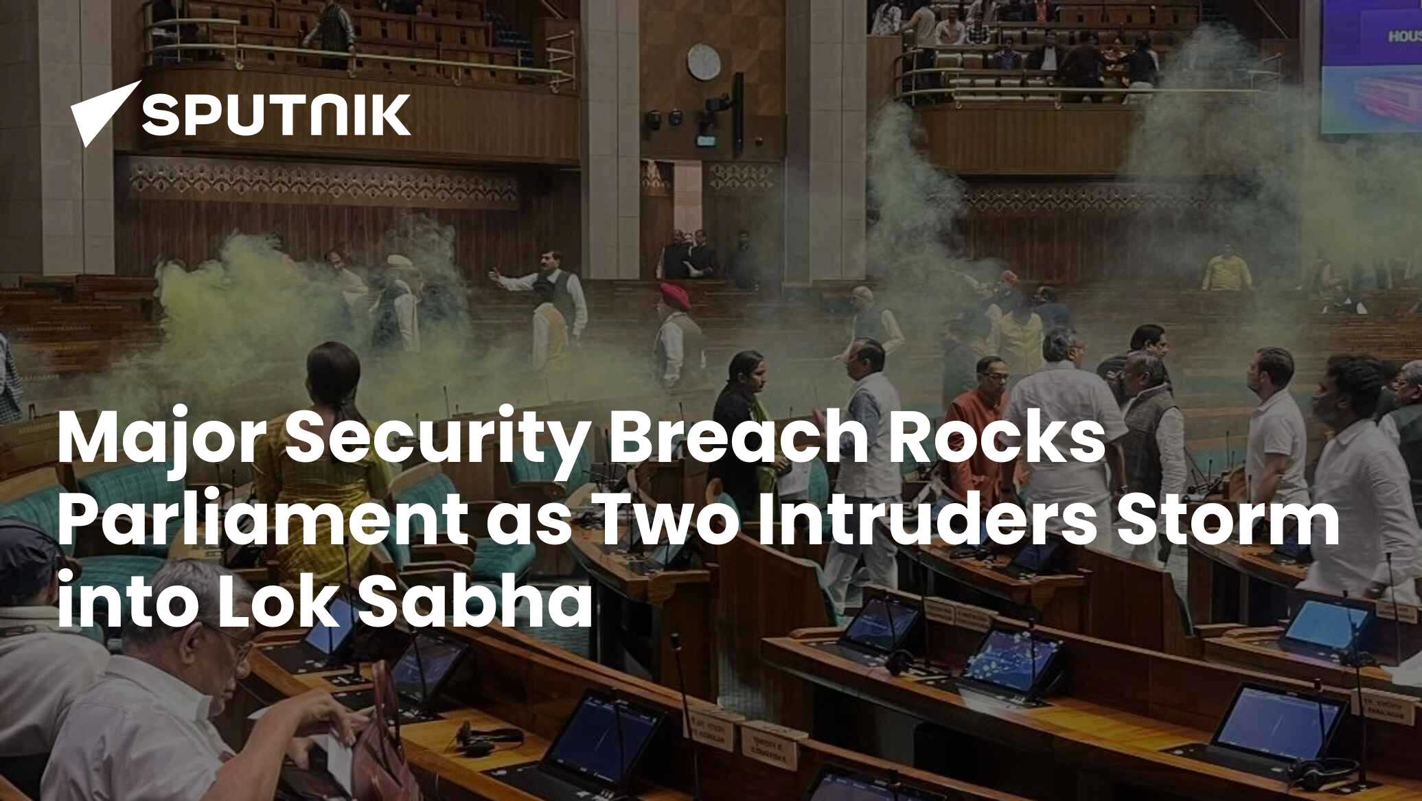 Major Security Breach Rocks Parliament as Two Intruders Storm into Lok ...