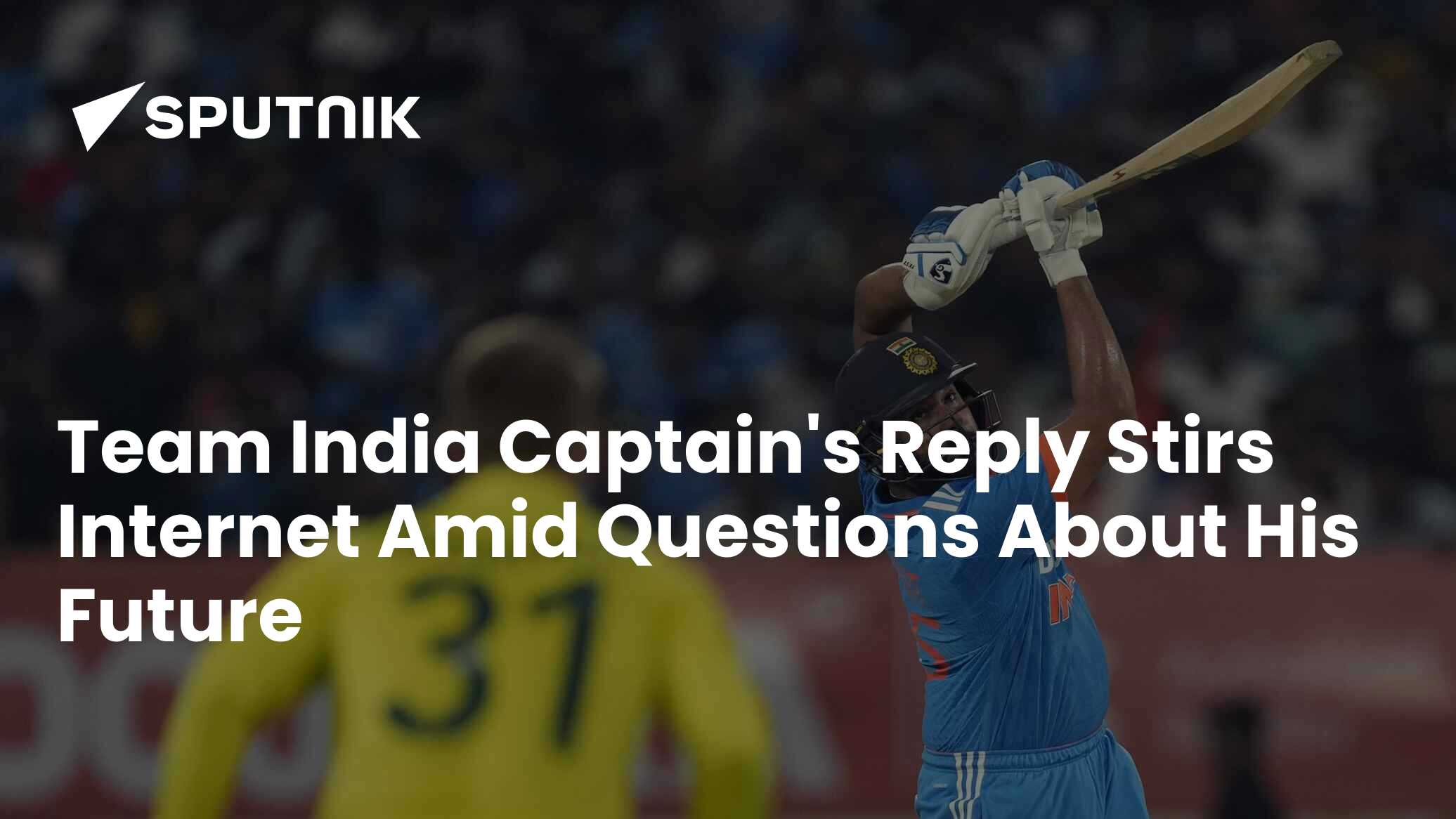 Team India Captain's Reply Stirs Internet Amid Questions About His Future