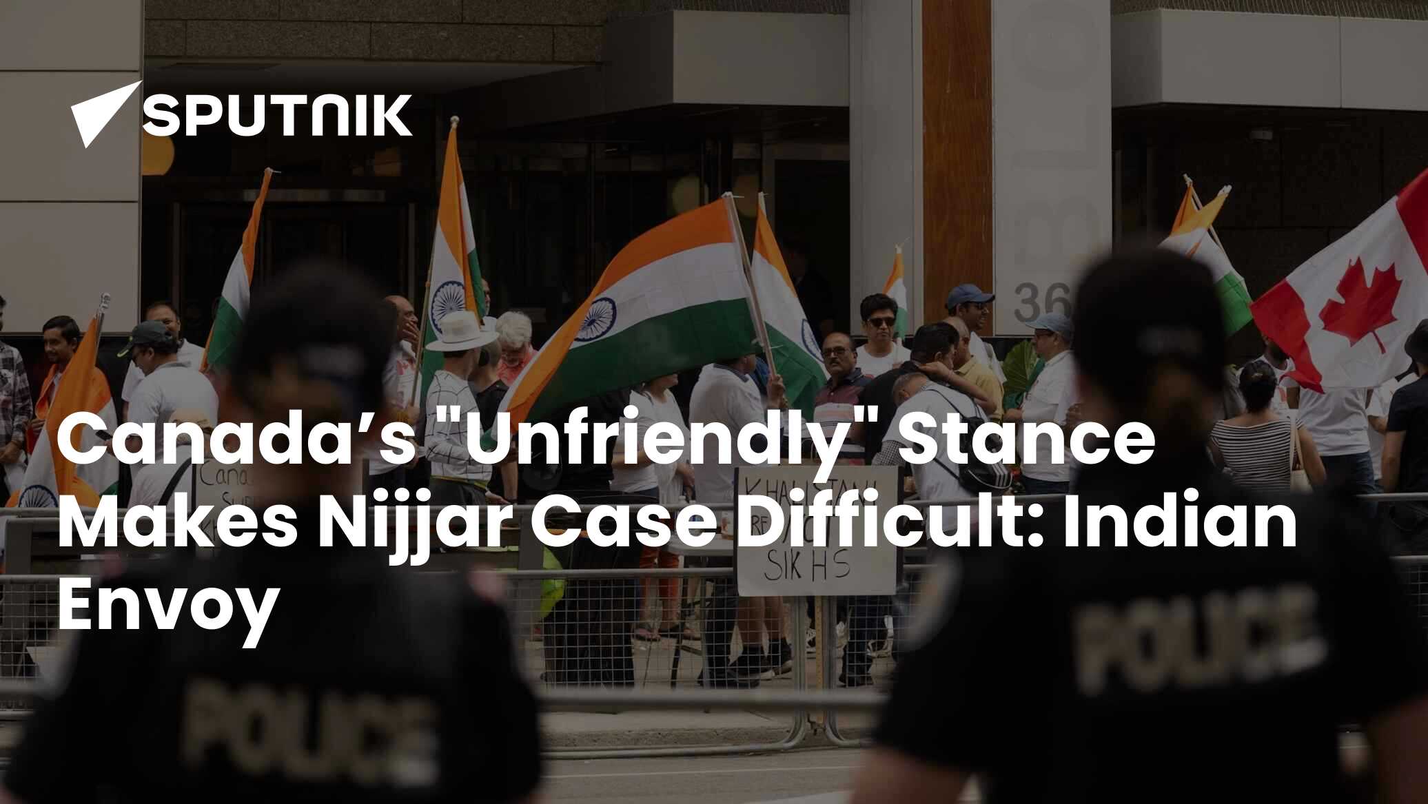 Canada’s "Unfriendly" Stance Makes Nijjar Case Difficult: Indian Envoy