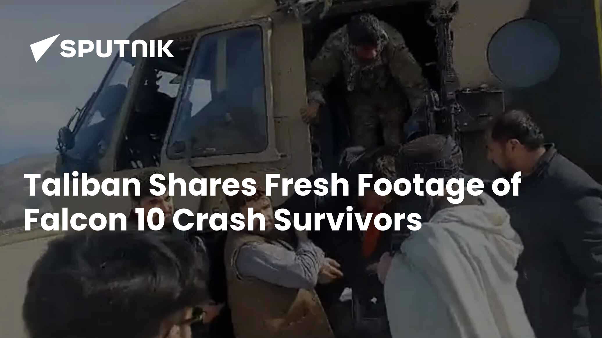 Taliban Shares Fresh Footage of Falcon 10 Crash Survivors - 22.01.2024 ...