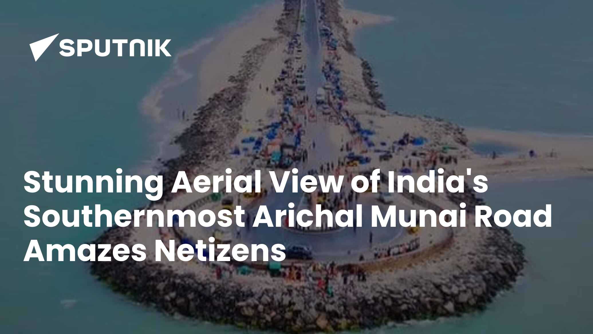 Stunning Aerial View of India's Southernmost Arichal Munai Road Amazes ...