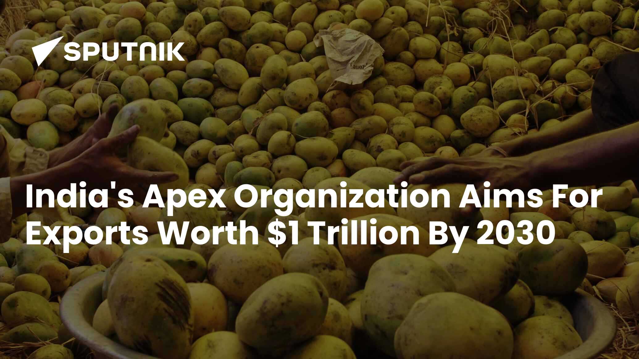 India's Apex Organization Aims For Exports Worth $1 Trillion By 2030