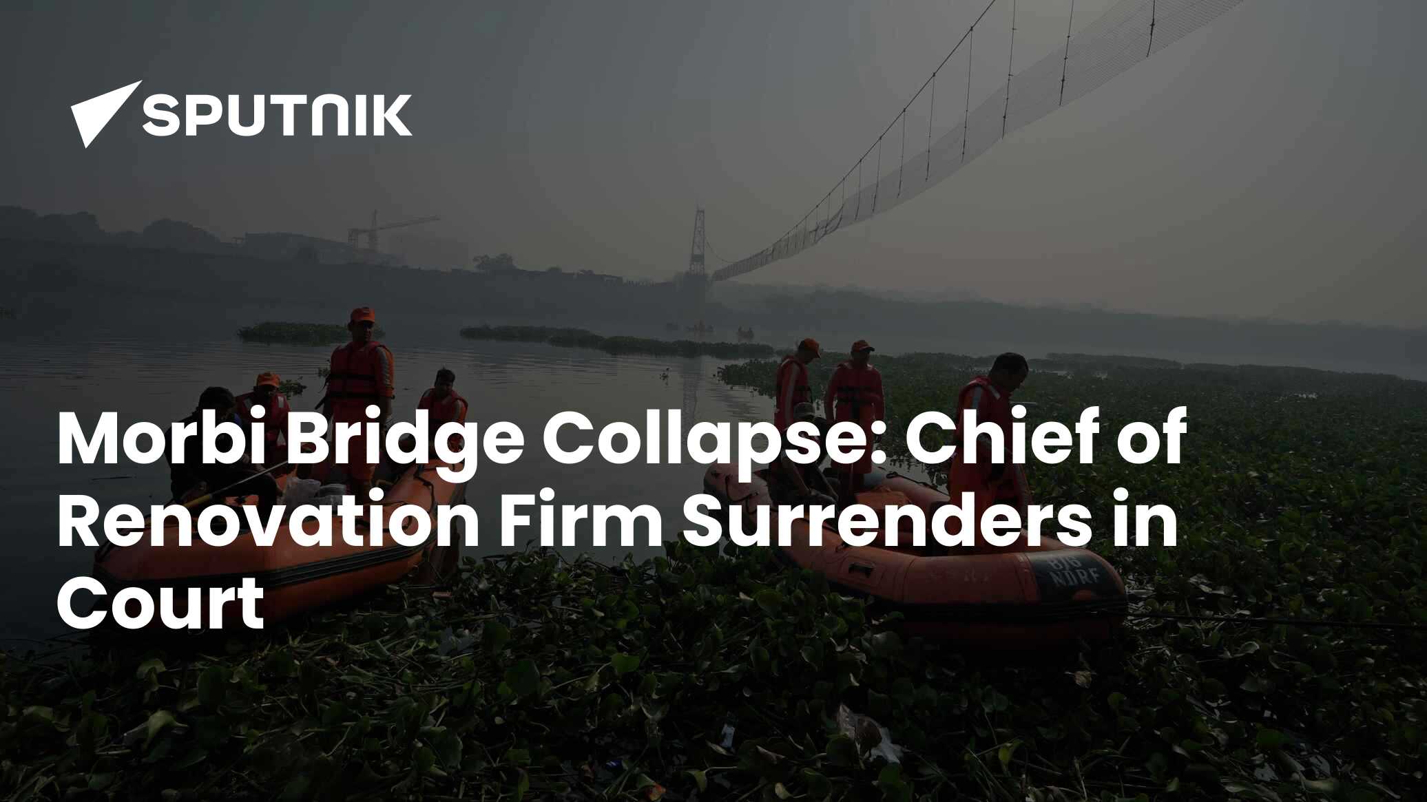 Morbi Bridge Collapse: Chief Of Renovation Firm Surrenders In Court