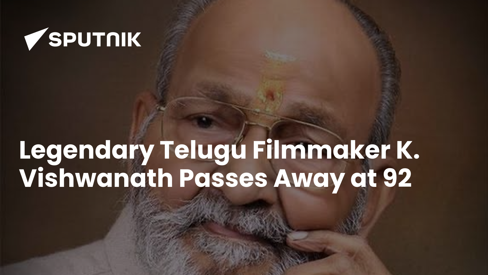 Legendary Telugu Filmmaker K. Vishwanath Passes Away at 92 - 03.02.2023 ...