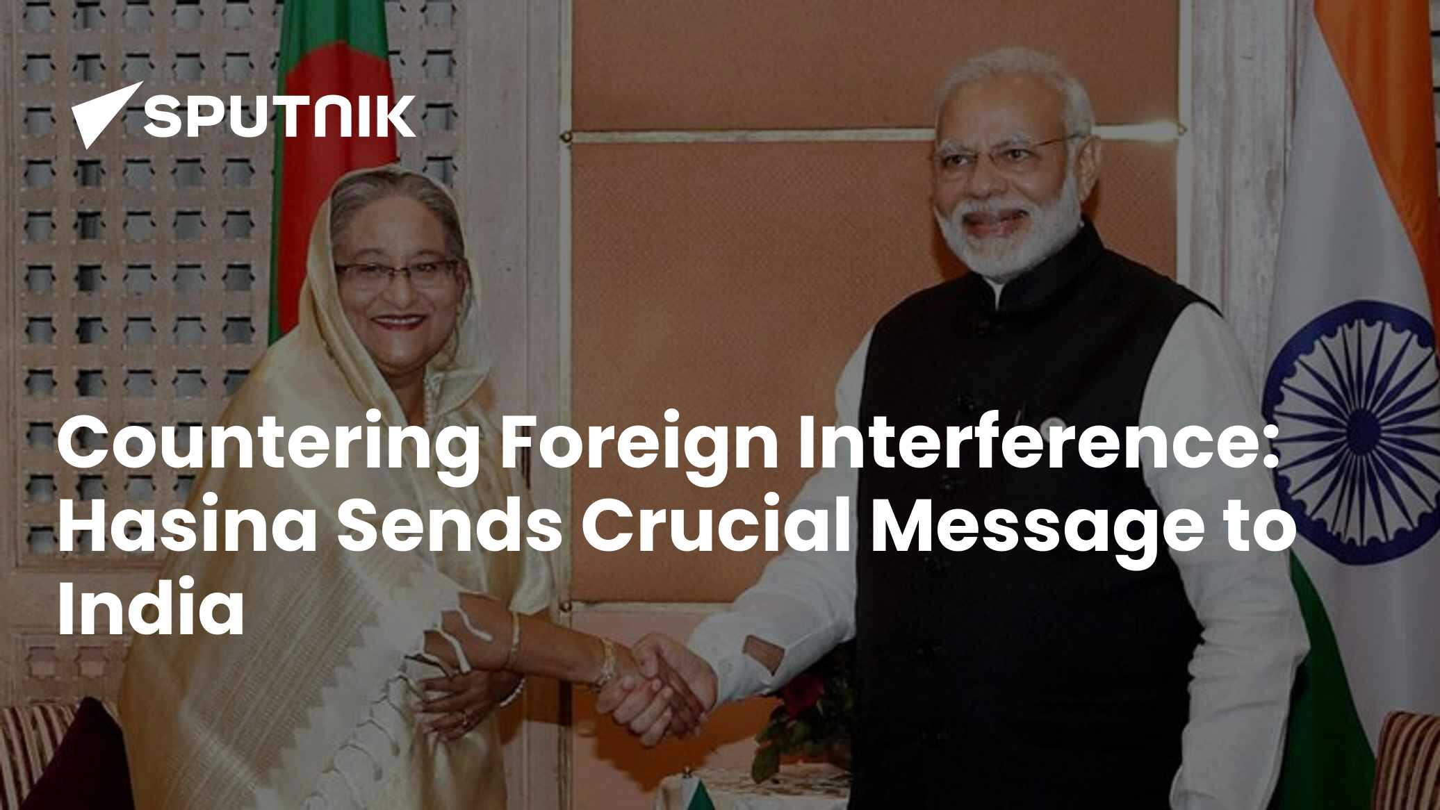 South Asia Should be Free from US Interference, Hasina Tells India
