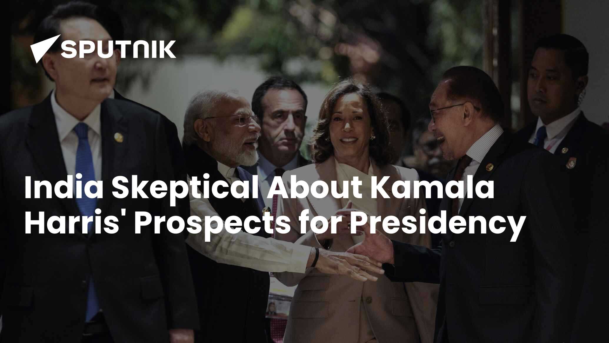 India Skeptical About Kamala Harris' Prospects for Presidency
