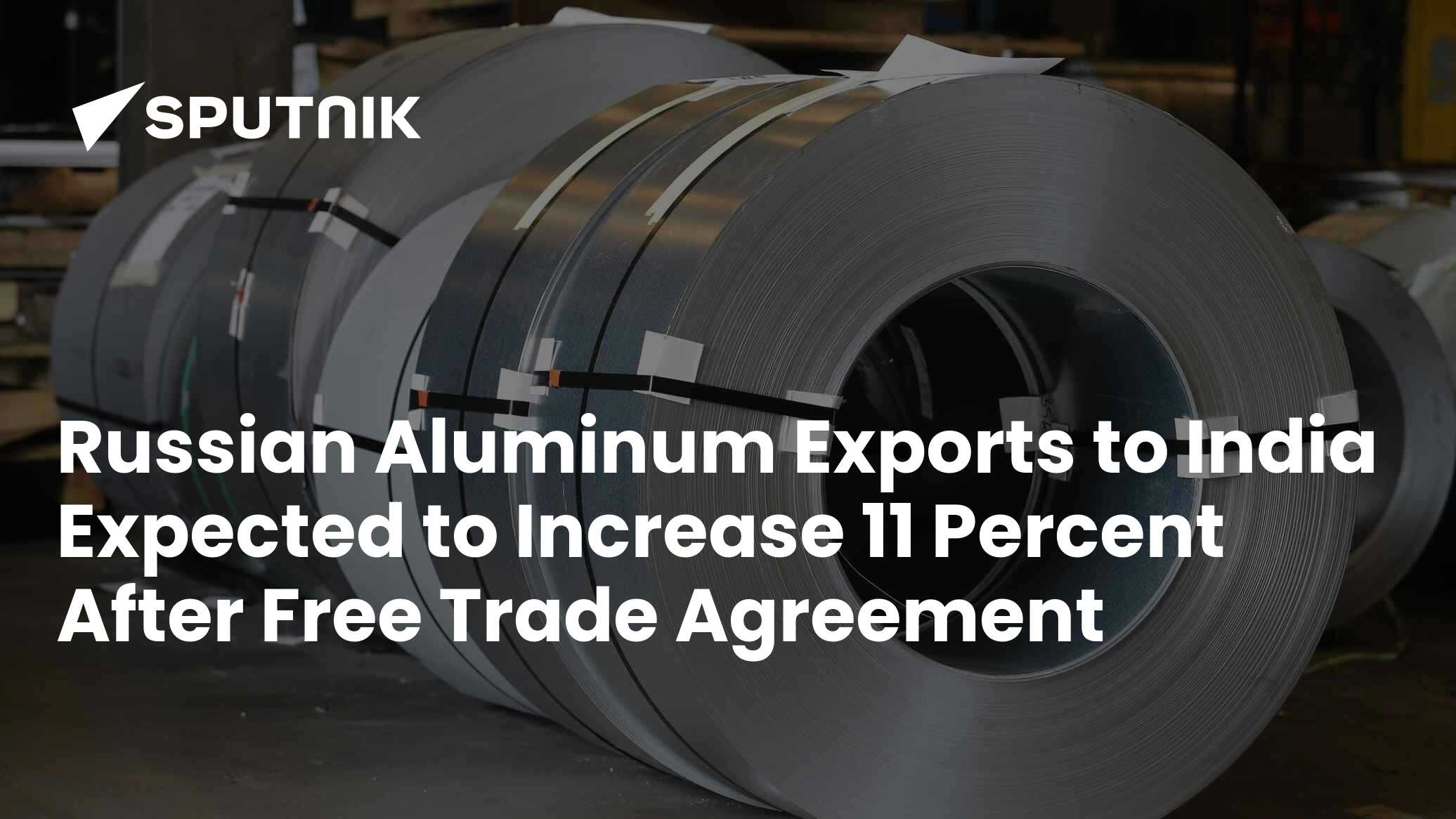 Russian Aluminum Exports to India to Increase by 11 Percent After EAEU FTA