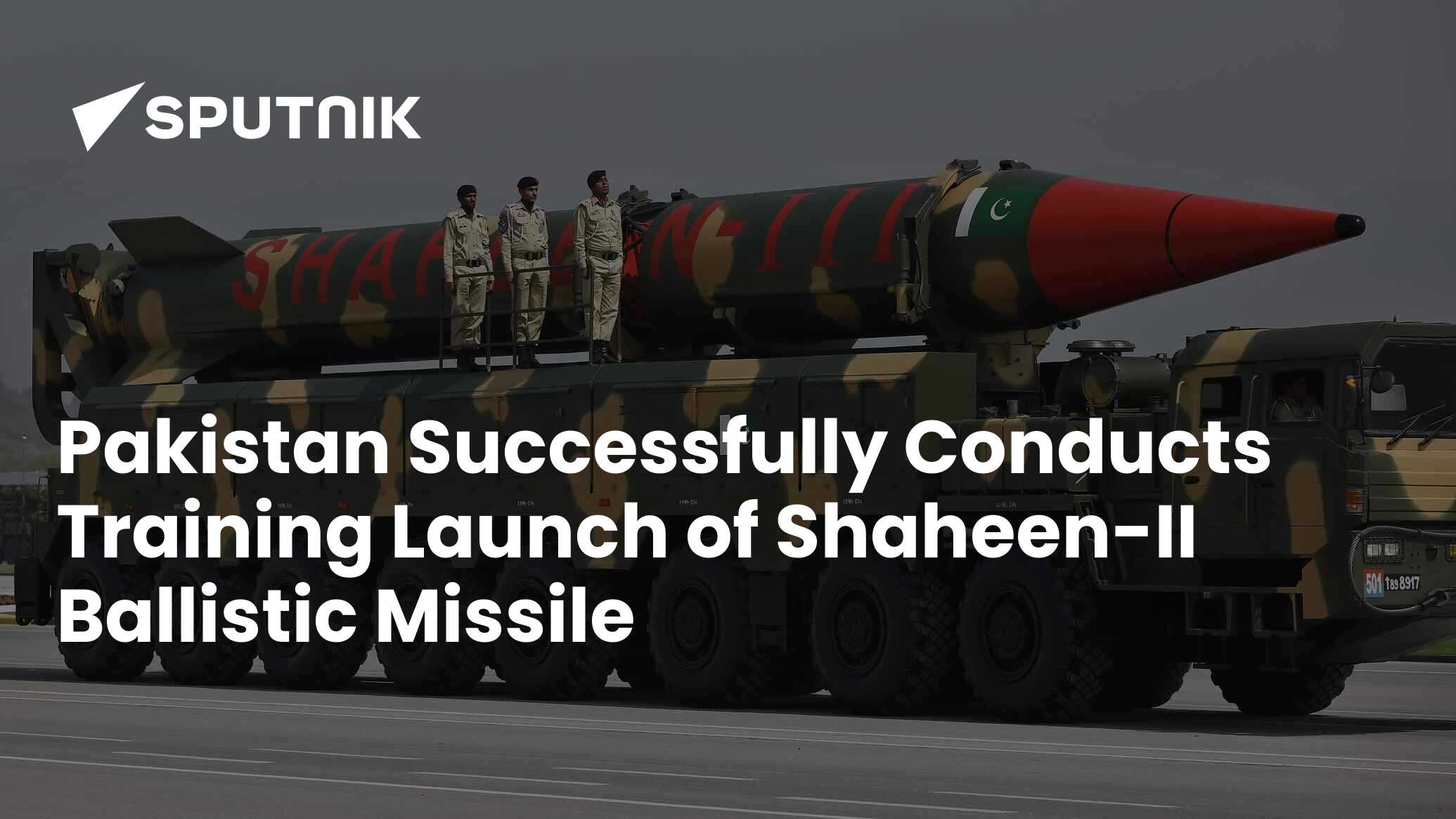 Pakistan Successfully Conducts Training Launch of Shaheen-II Ballistic ...