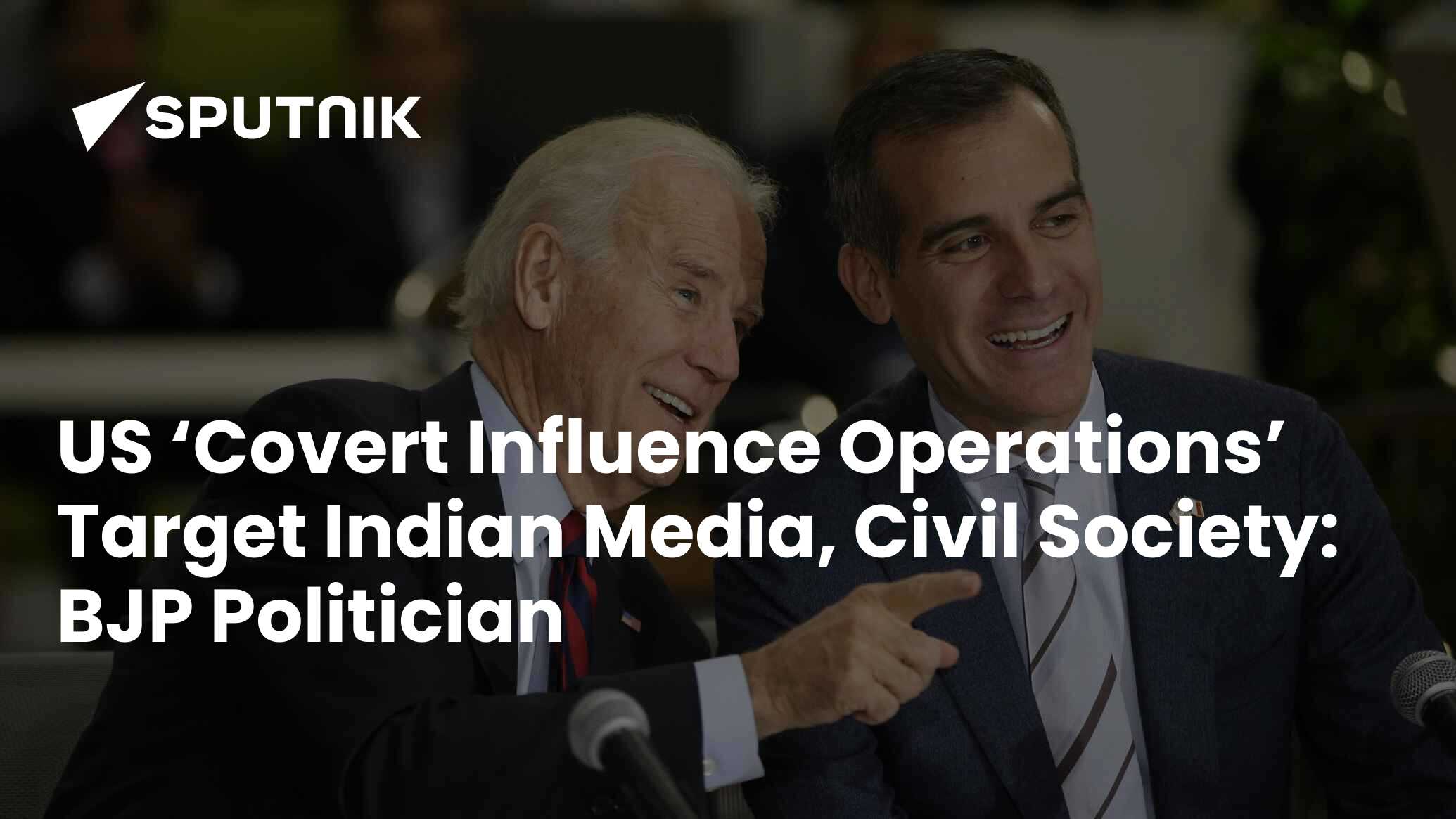 US ‘Covert Influence Operations’ Target Indian Media, Civil Society ...