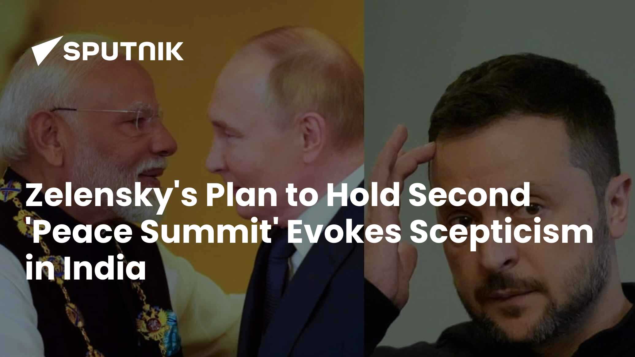 Zelensky's Plan to Hold Second 'Peace Summit' Evokes Scepticism in India
