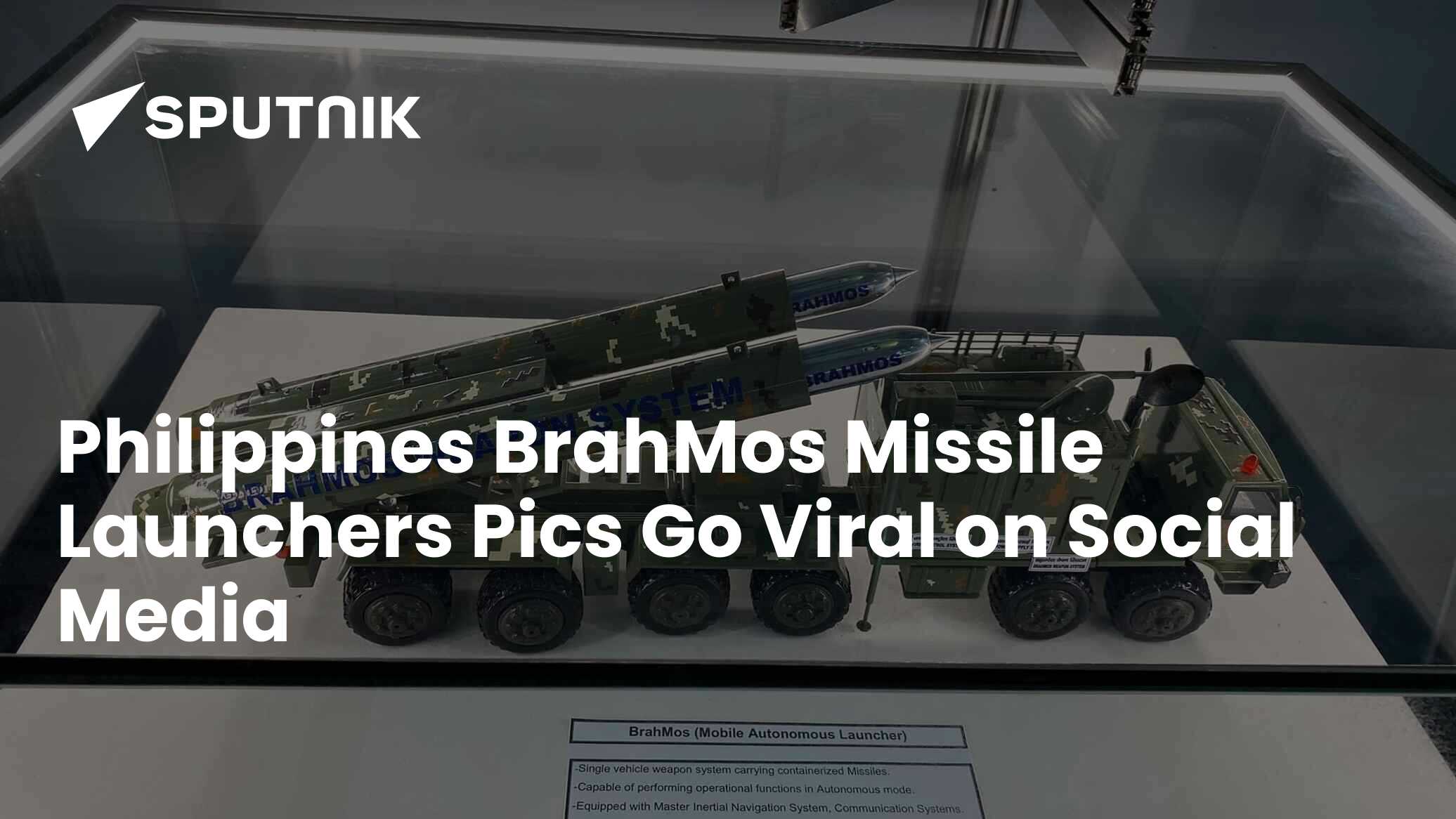 Philippines BrahMos Missile Launchers Pics Go Viral on Social Media ...