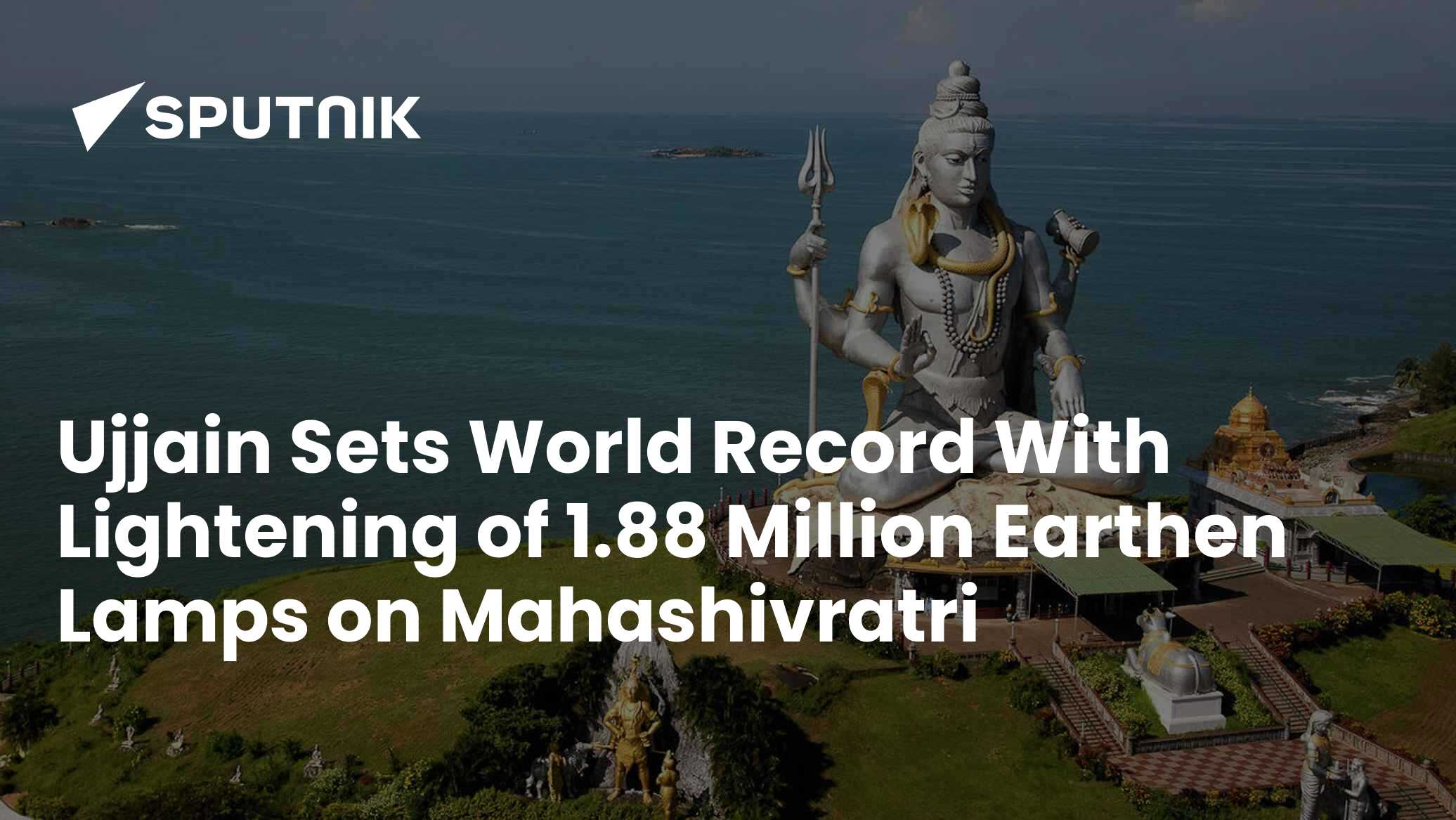 Ujjain Sets World Record Lightening 1.88 Million Earthen Lamps on ...