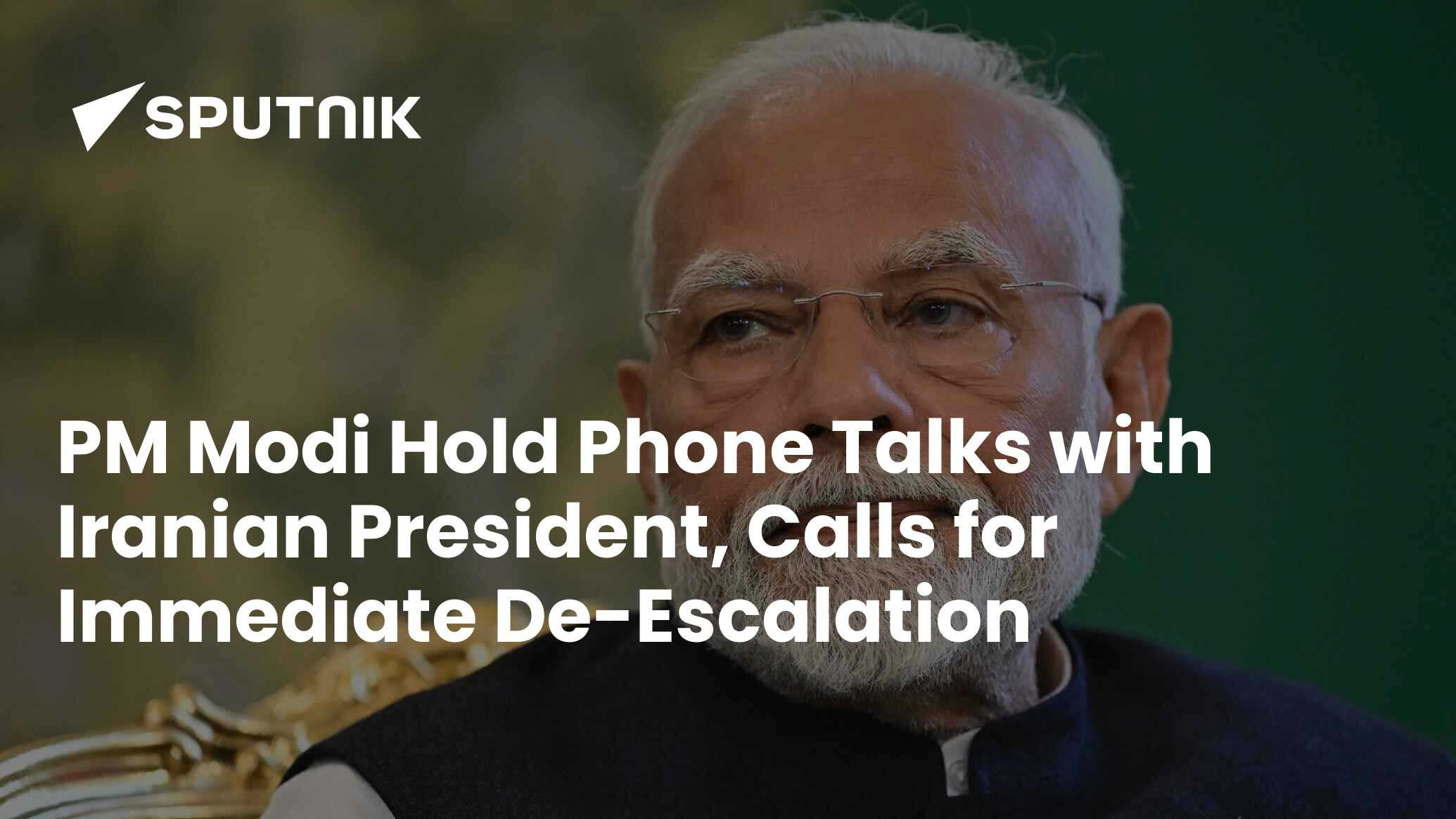 PM Modi Hold Phone Talks with Iranian President, Calls for Immediate De ...