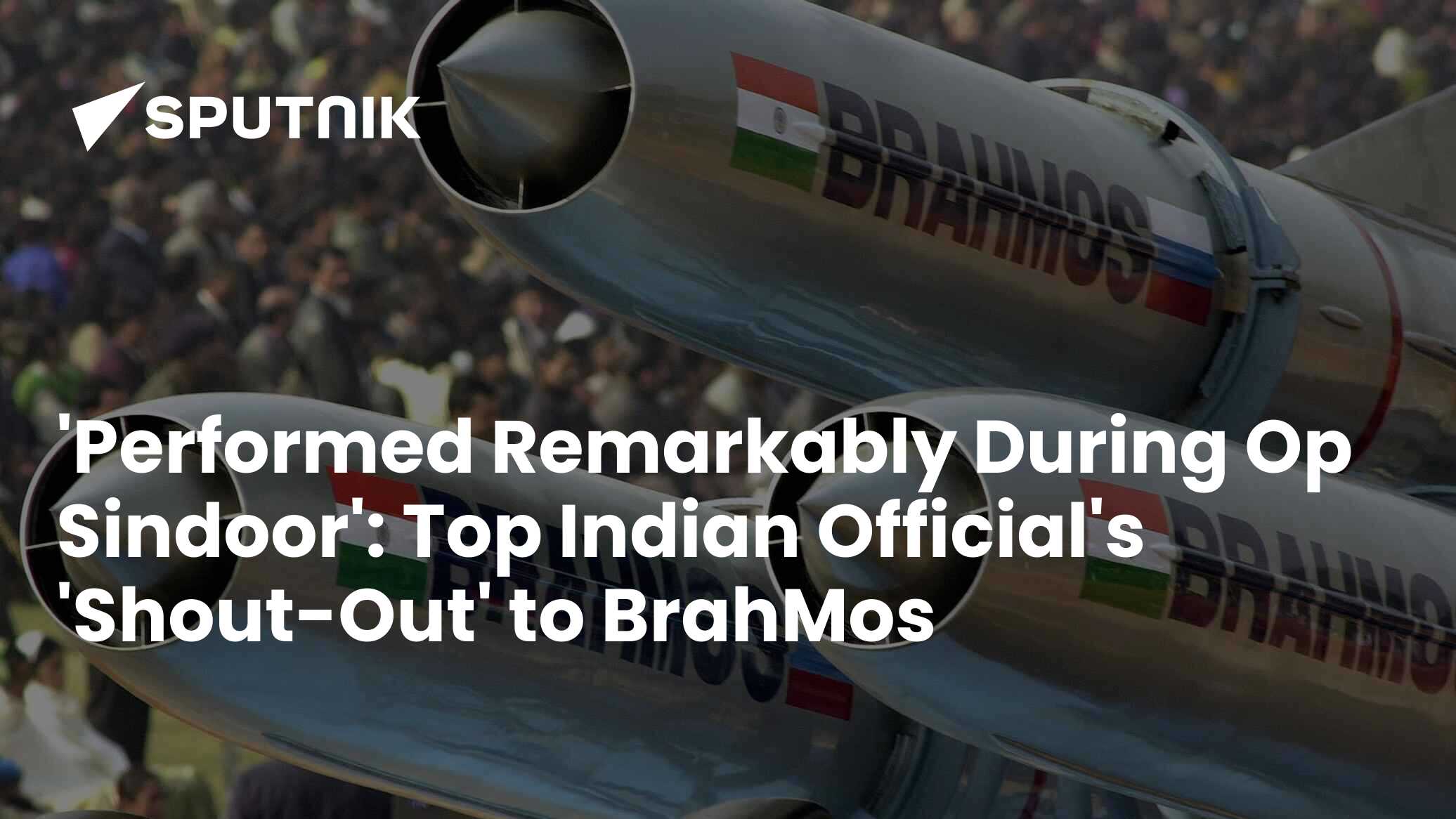 'Performed Remarkably During Op Sindoor': Top Indian Official's 'Shout ...