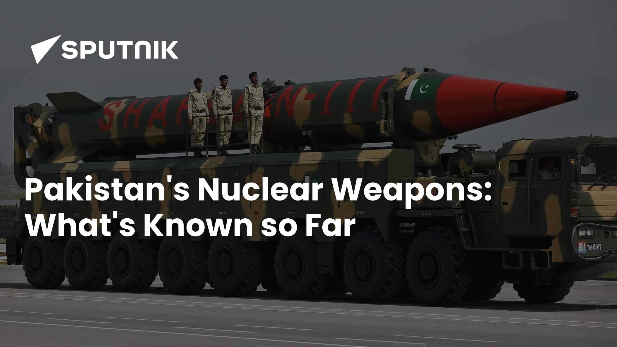 Pakistan's Nuclear Weapons: What's Known so Far - 13.08.2025, Sputnik India