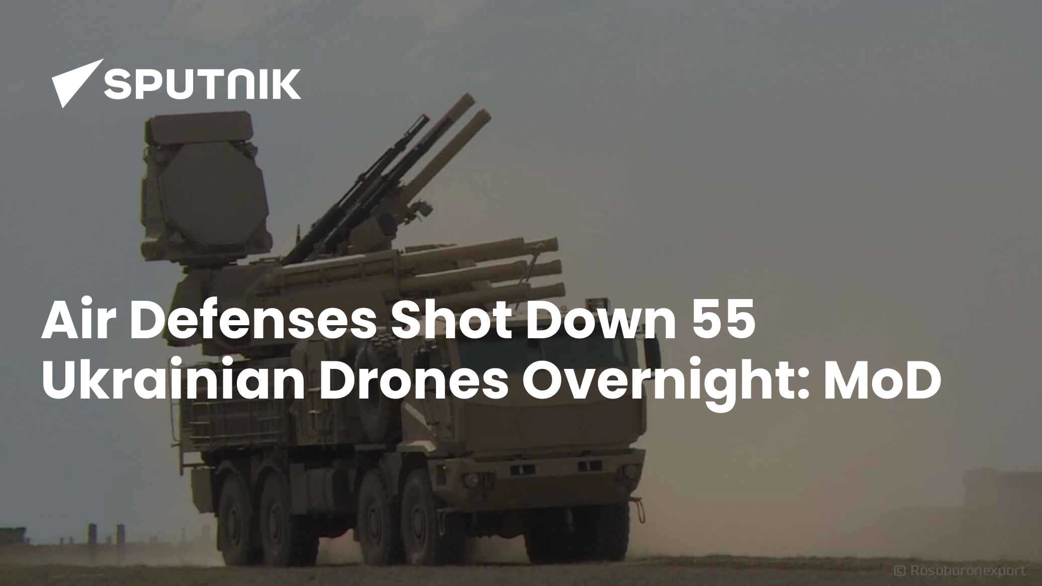 Air Defenses Shot Down 55 Ukrainian Drones Overnight: MoD - 26.09.2025 ...