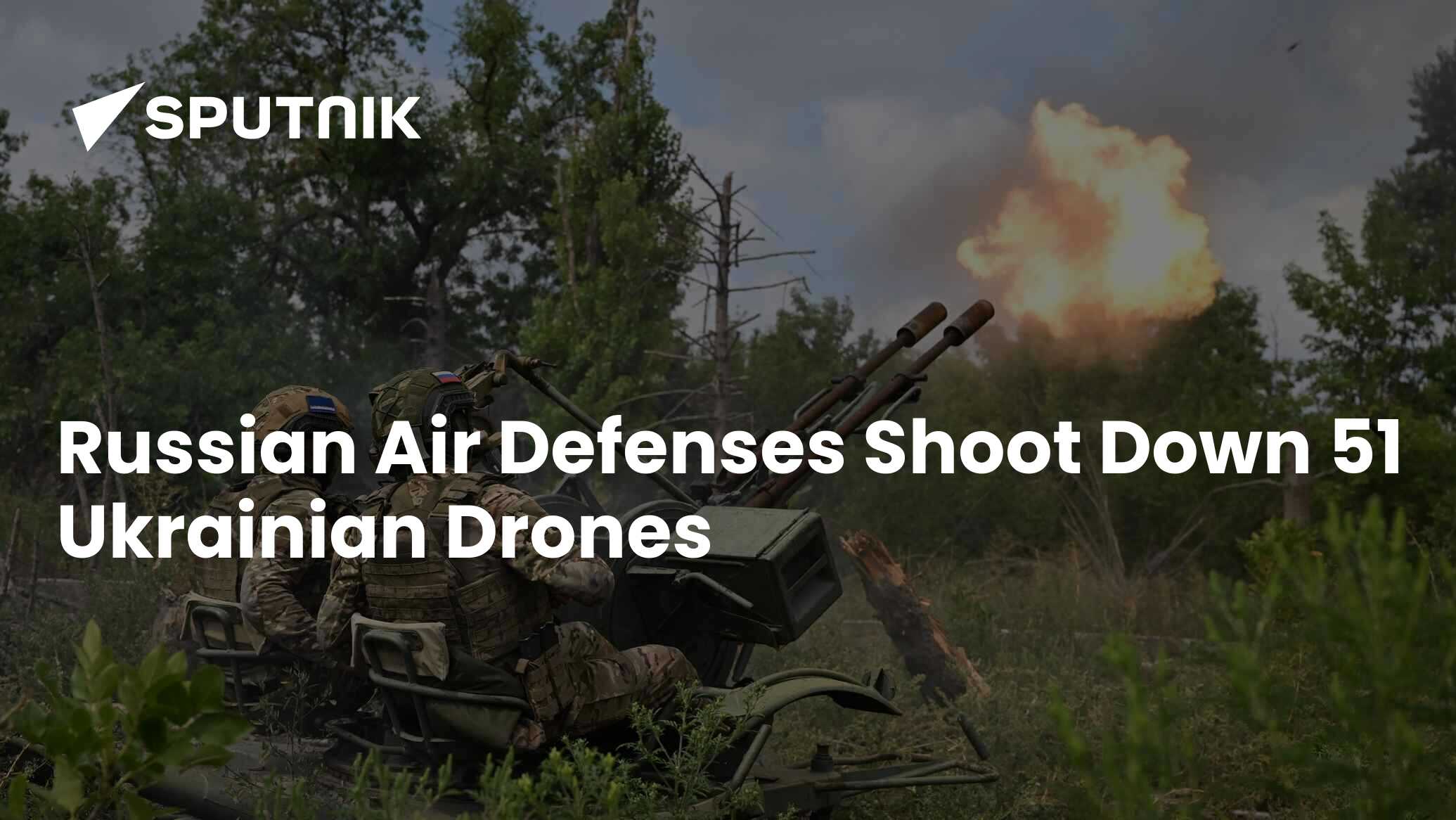 Russian Air Defenses Shoot Down 51 Ukrainian Drones - 16.10.2025 ...